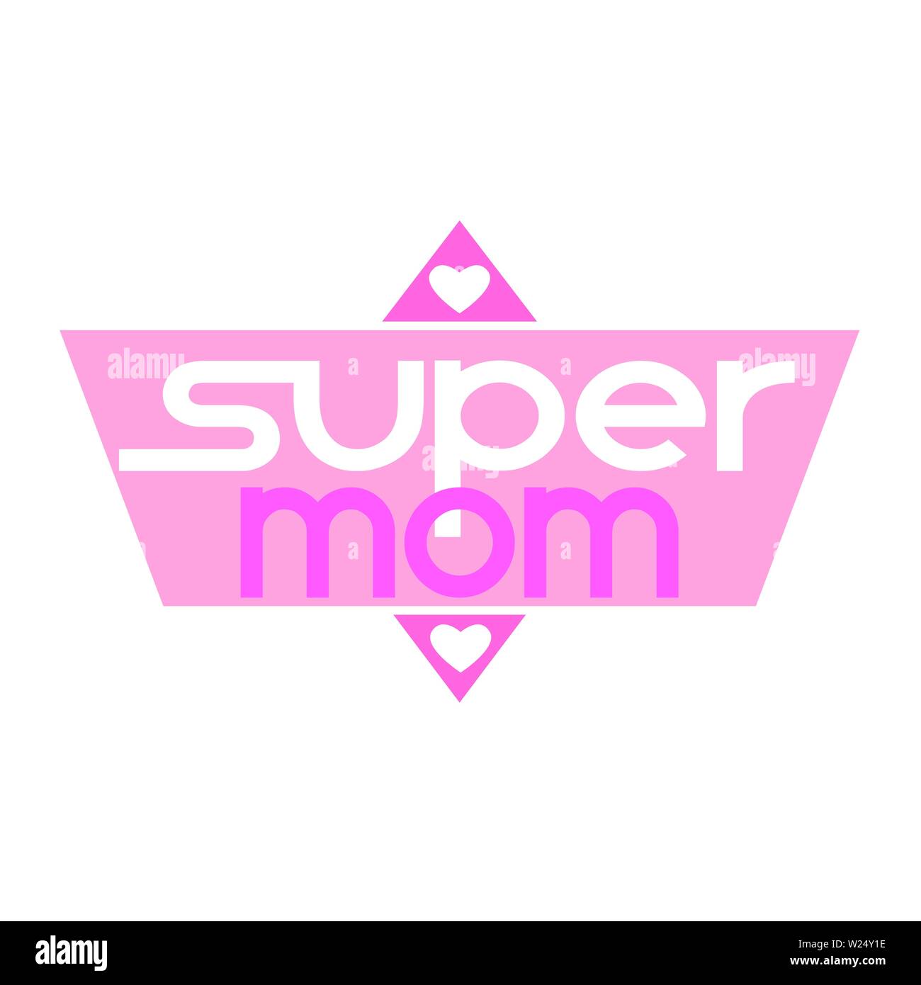 Super Mom Background Stock Vector Image & Art - Alamy