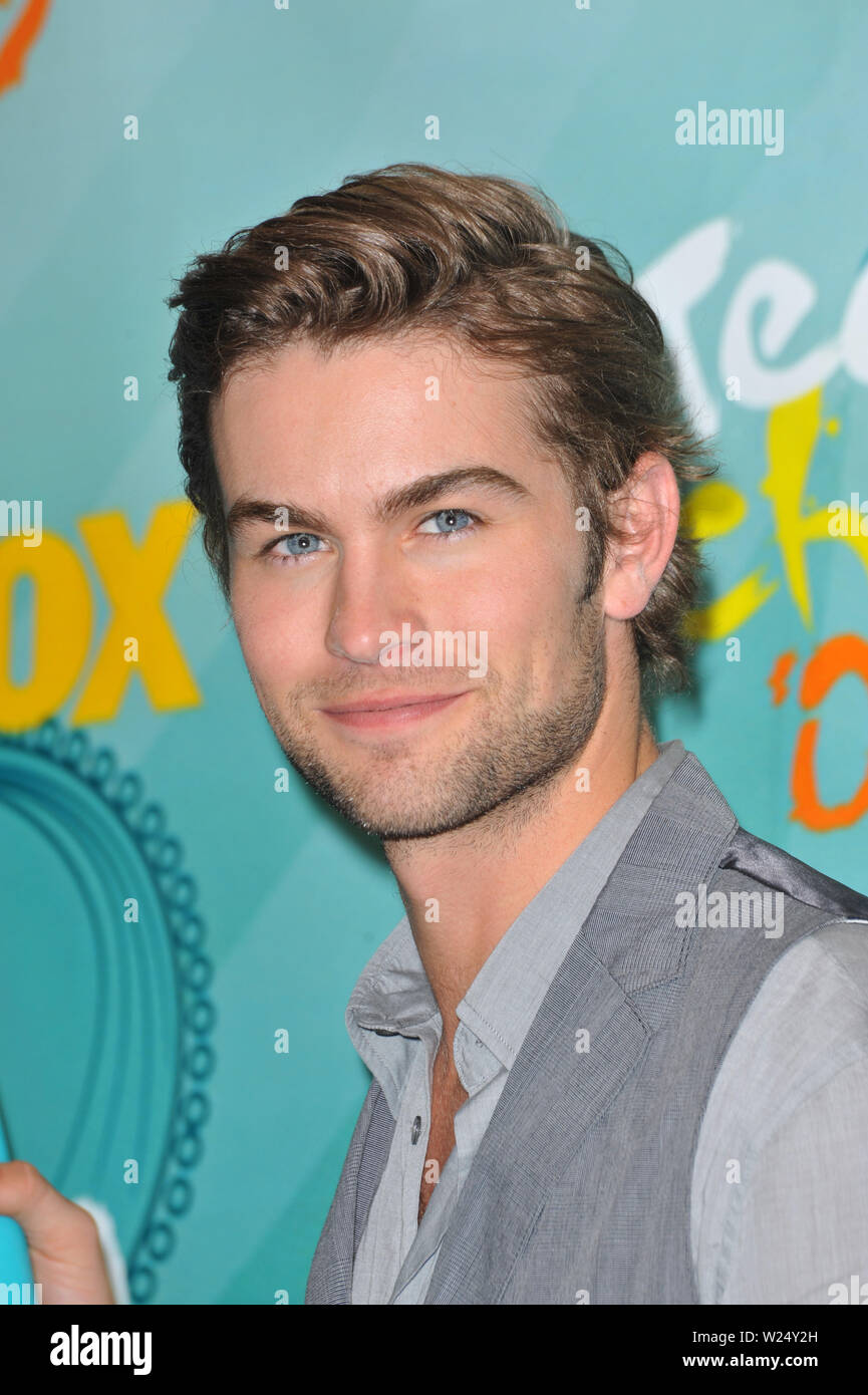 LOS ANGELES, CA. August 09, 2009: Chace Crawford at the 2009 Teen ...