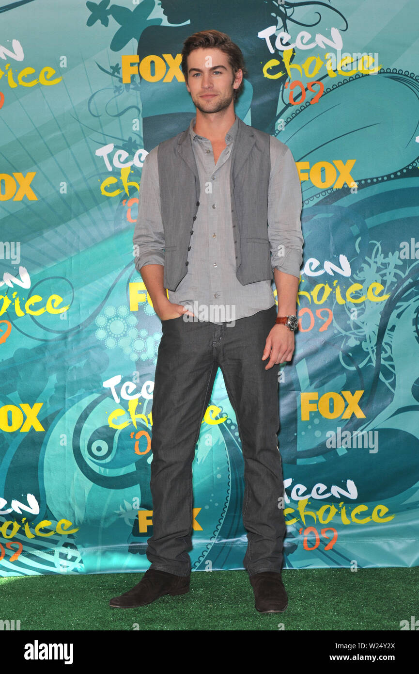 LOS ANGELES, CA. August 09, 2009: Chace Crawford at the 2009 Teen ...