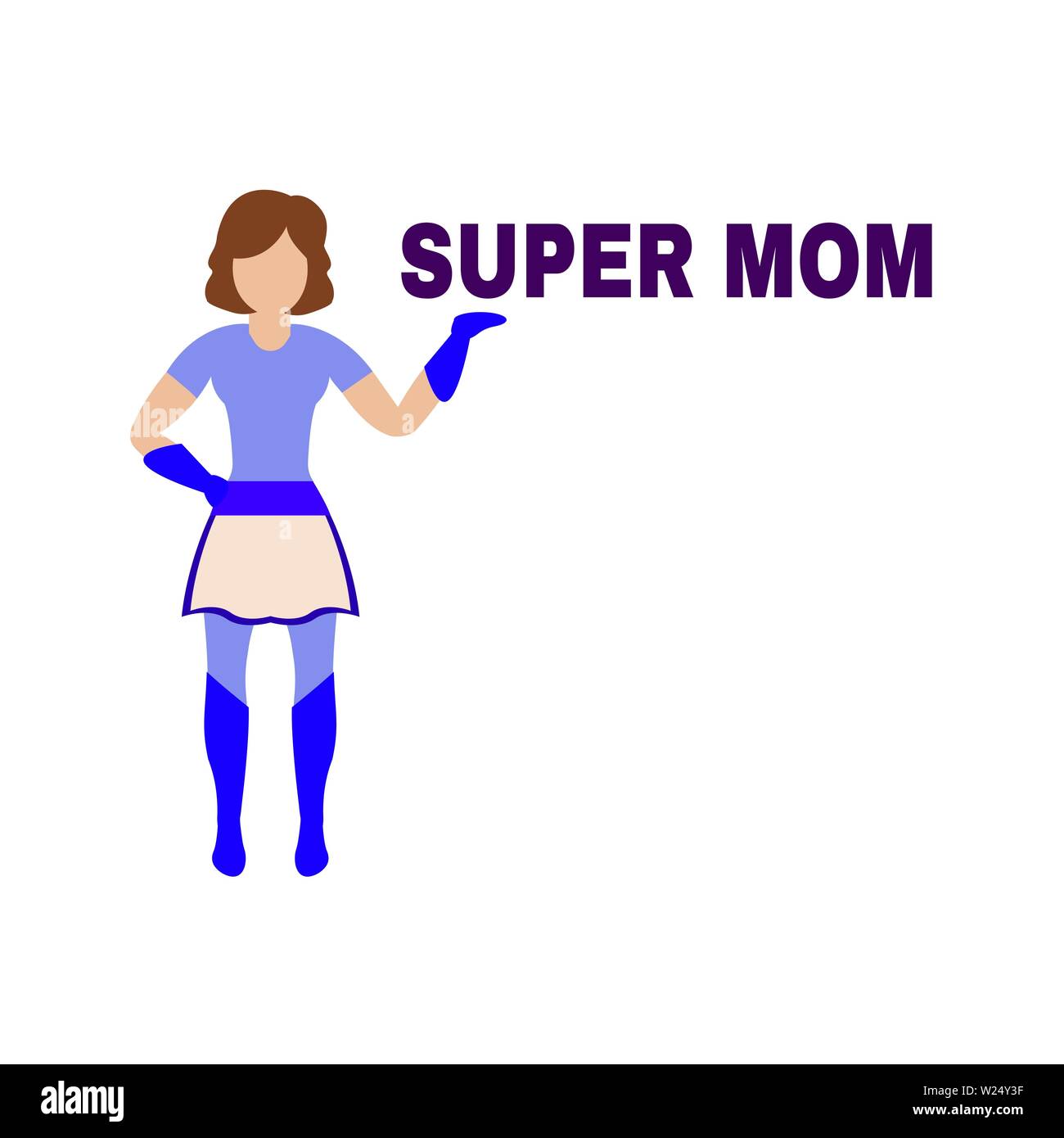 Super Mom Background Stock Vector Image & Art - Alamy