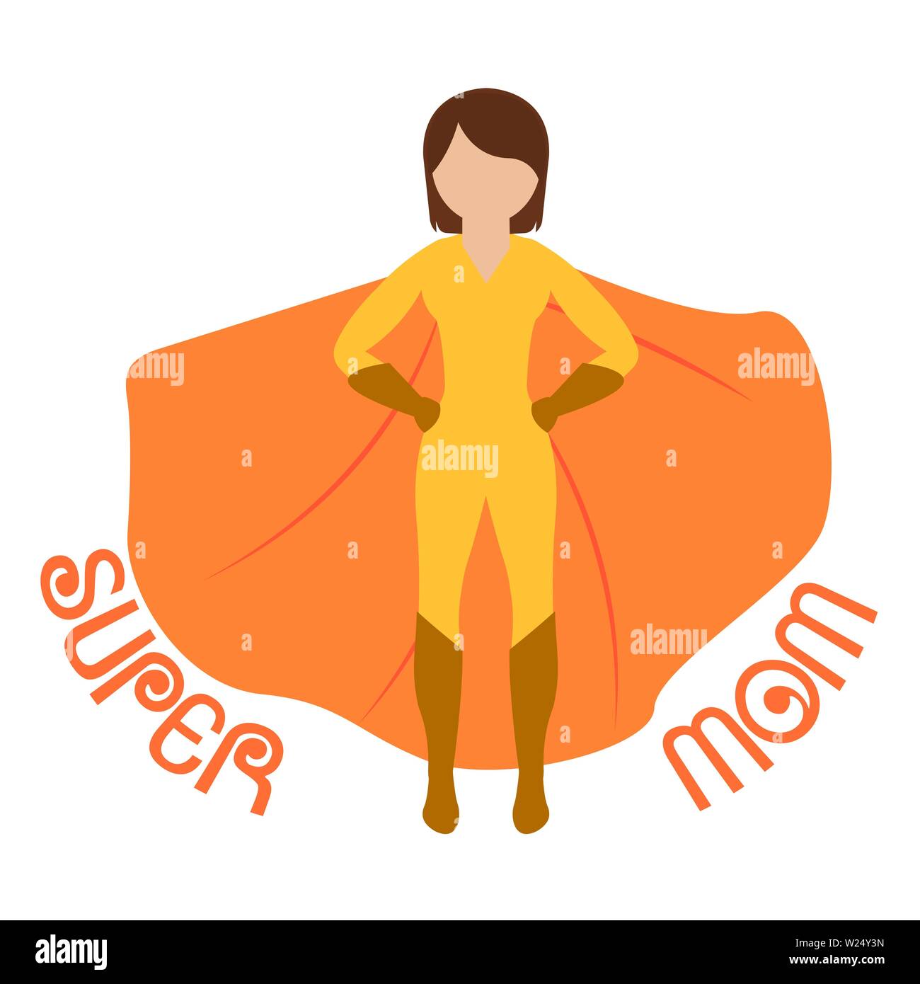 Super Mom Background Stock Vector Image & Art - Alamy