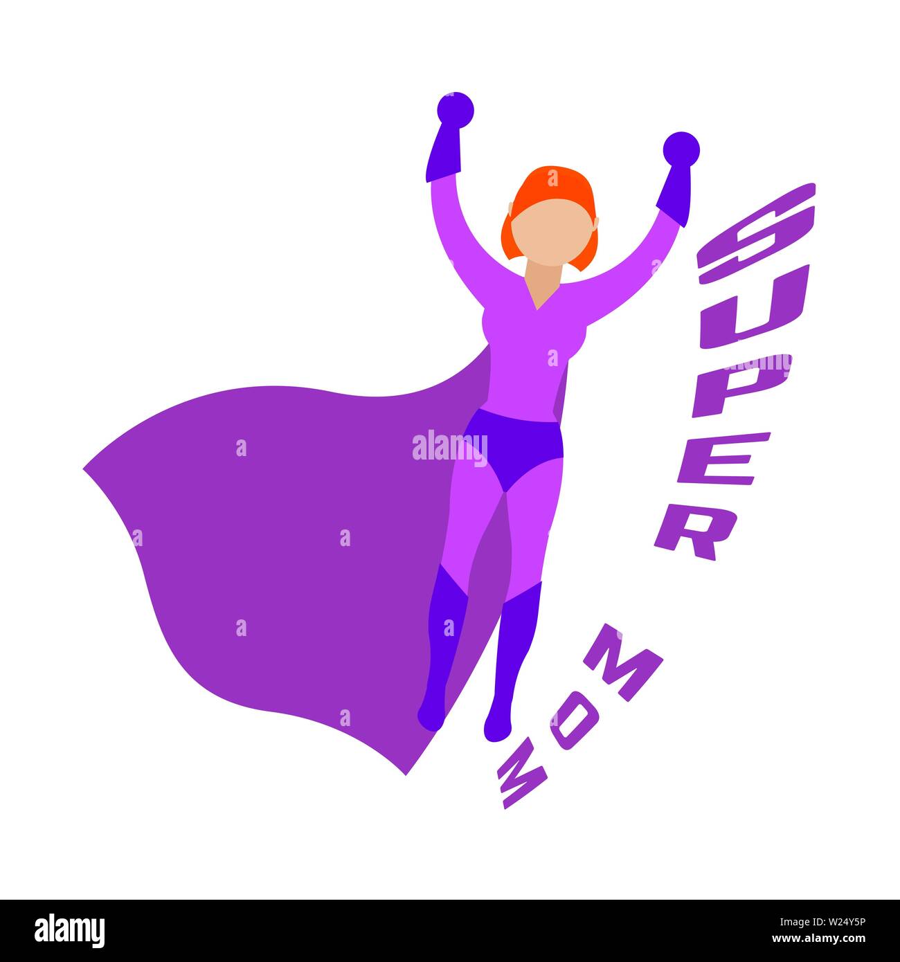 Super Mom Background Stock Vector Image & Art - Alamy