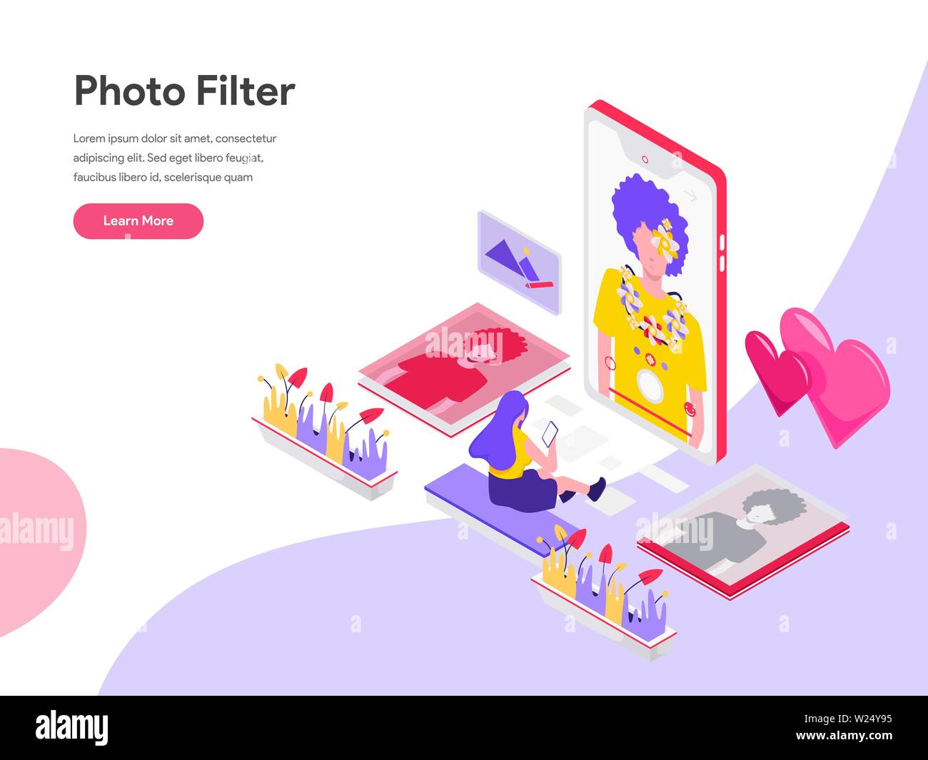 Photo filtered Stock Vector Images - Alamy