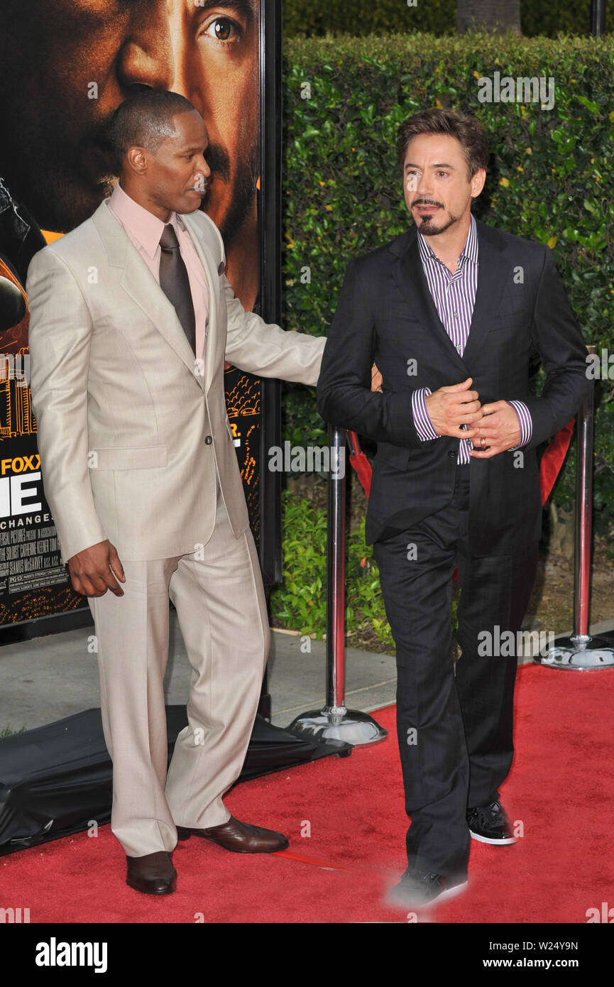 Robert downey jr and jamie foxx hi-res stock photography and images - Alamy