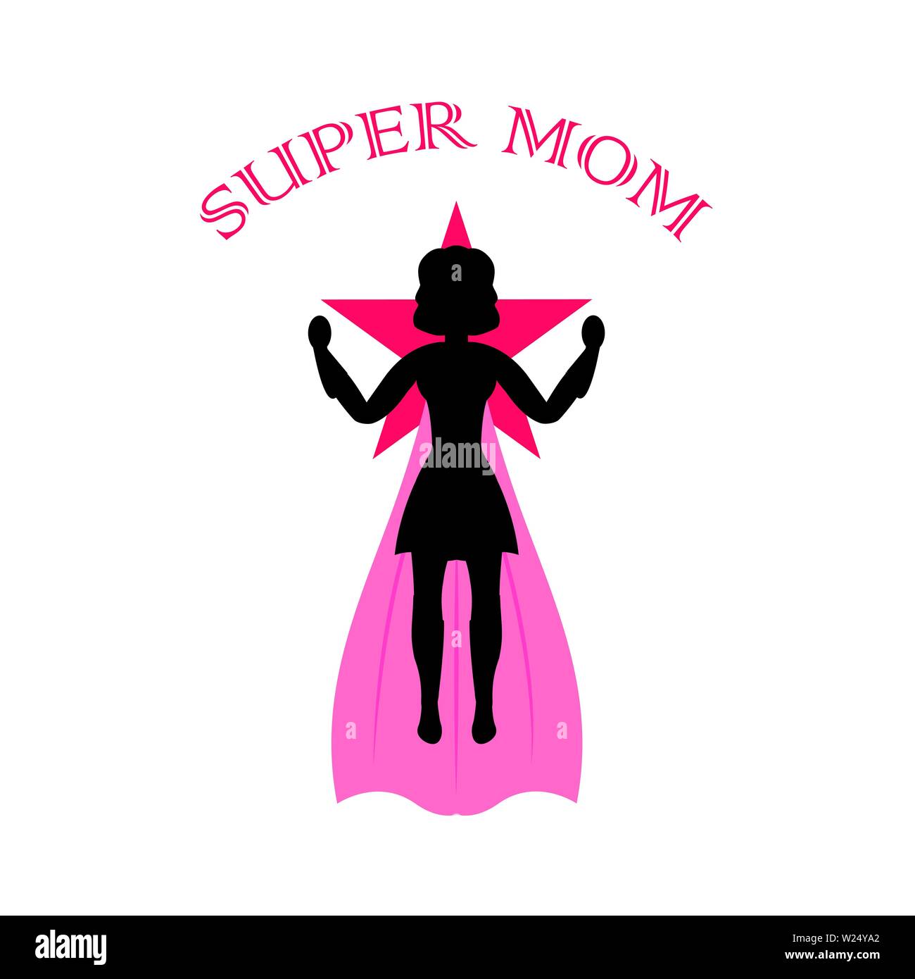 Super Mom Background Stock Vector Image & Art - Alamy