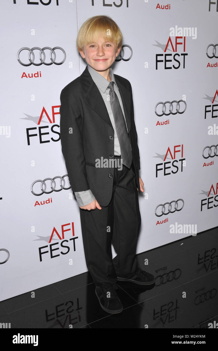 LOS ANGELES, CA. November 01, 2009: Actor Nathan Gamble at the premiere ...
