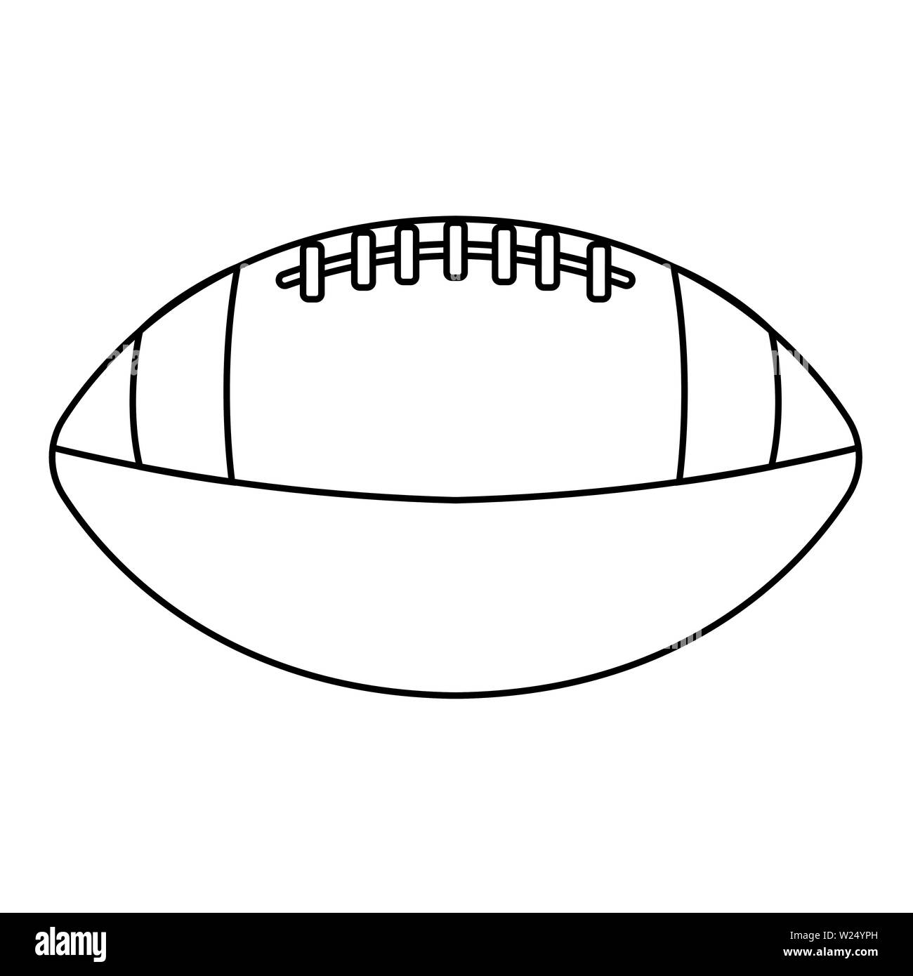 American football object Stock Vector Image & Art - Alamy