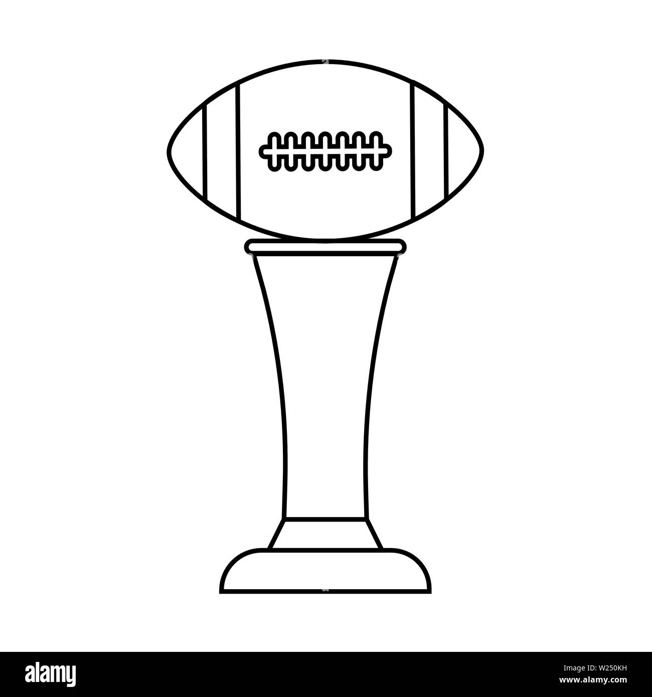 American football object Stock Vector Image & Art - Alamy