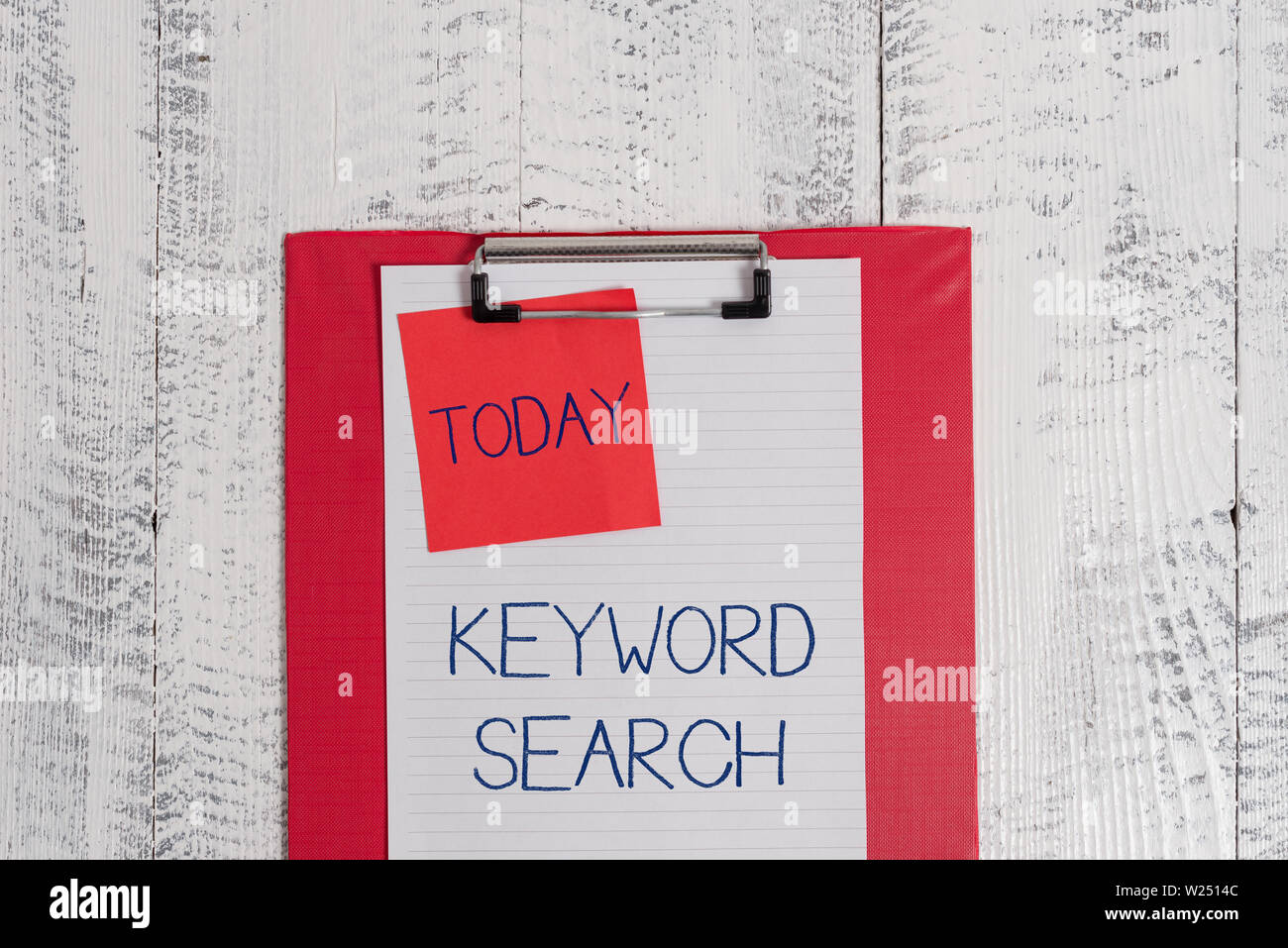 Conceptual hand writing showing Keyword Search. Concept meaning Using ...
