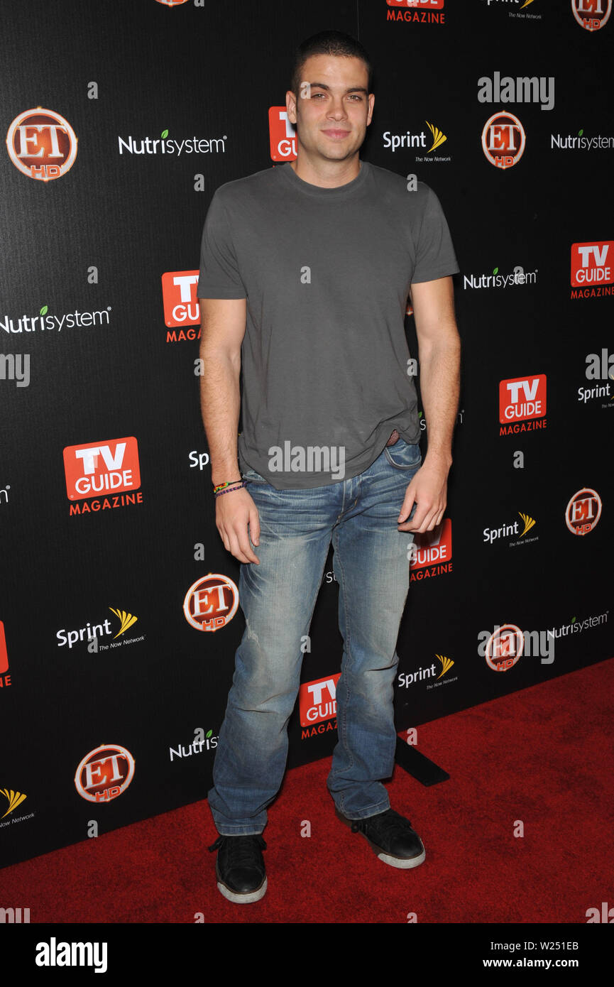 LOS ANGELES, CA. November 11, 2009: "Glee" star Mark Salling at TV ...