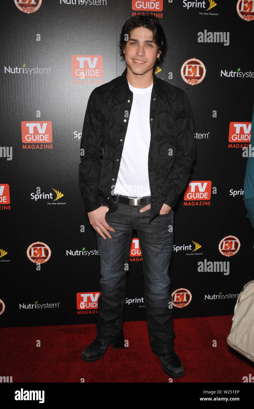LOS ANGELES, CA. November 11, 2009: "V" star Logan Huffman at TV Guide ...