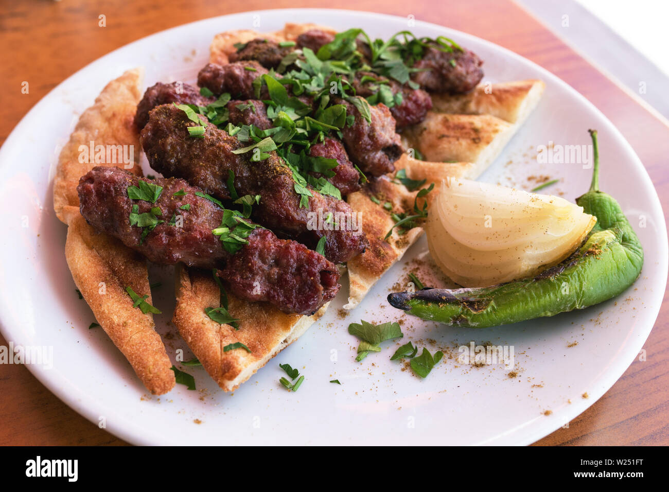 Turkish Traditional Kofte, Meatball. Food background Stock Photo - Alamy