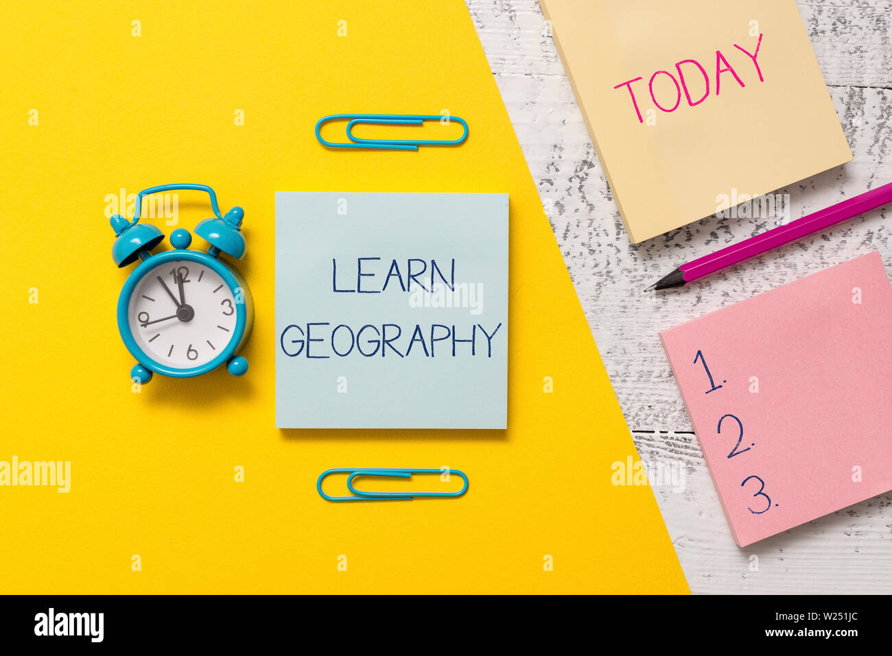 Handwriting text writing Learn Geography. Conceptual photo study of ...