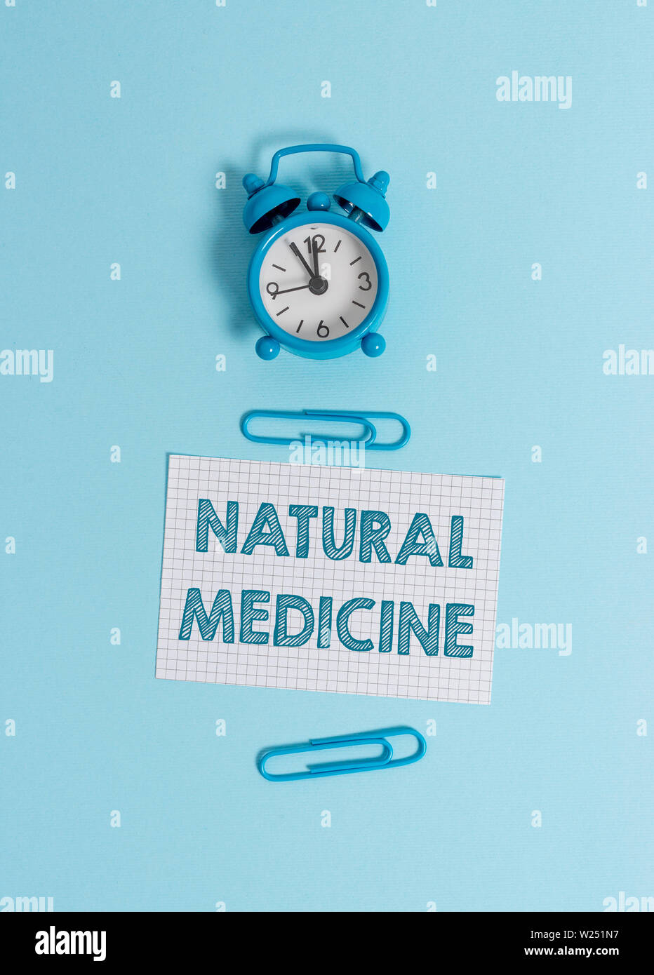 Handwriting text writing Natural Medicine. Conceptual photo any of ...