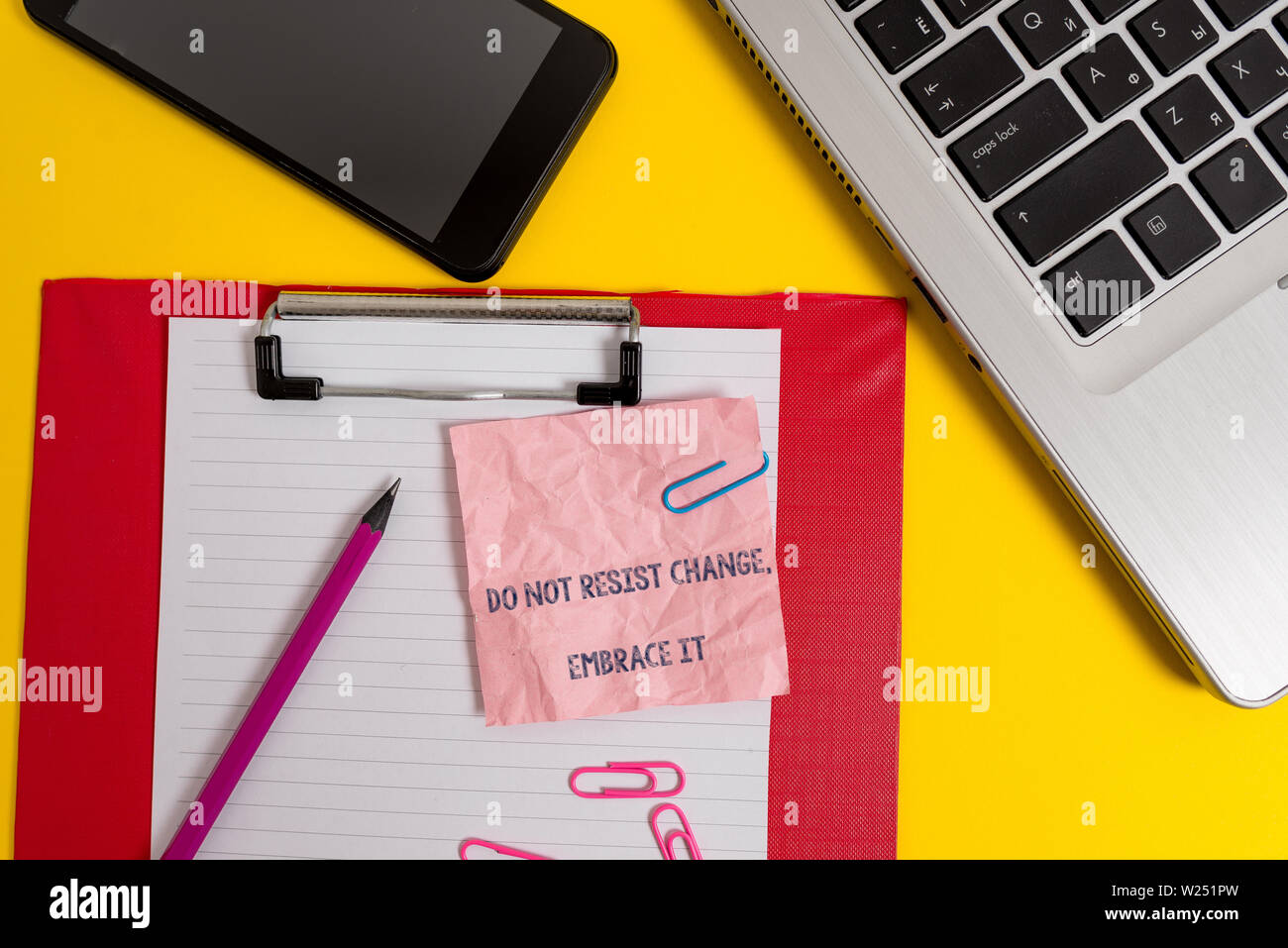Word writing text Do Not Resist Change Embrace It. Business photo ...