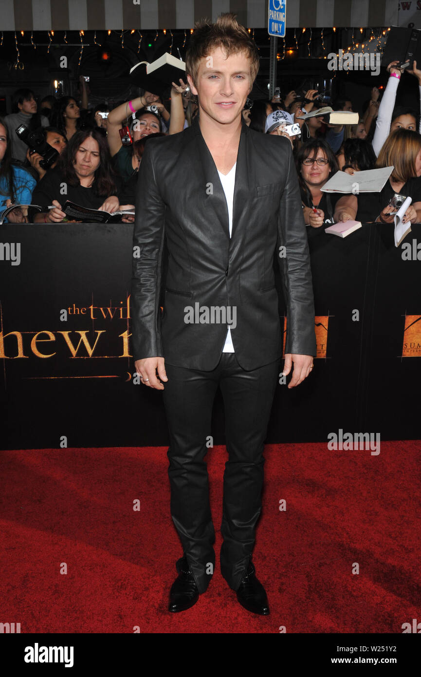 LOS ANGELES, CA. November 17, 2009: Charlie Bewley at the world ...
