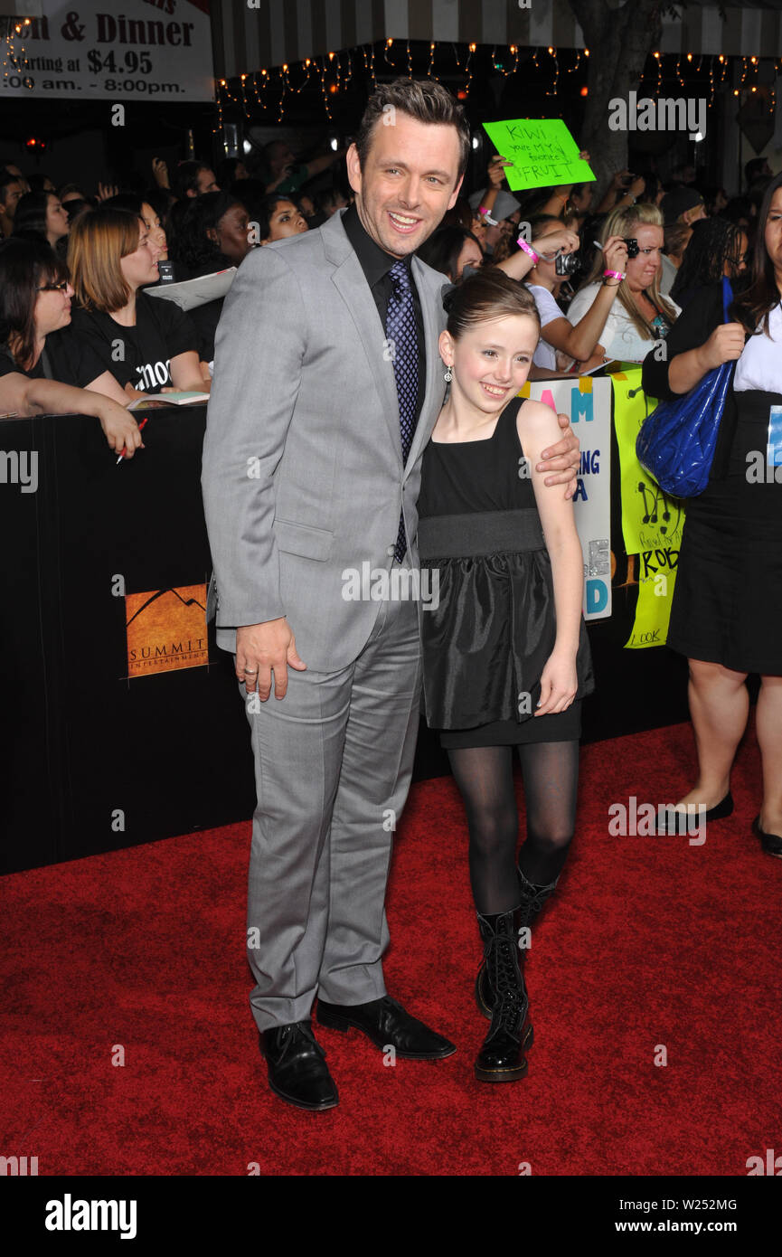 LOS ANGELES, CA. November 16, 2009: Michael Sheen & daughter Lily at ...