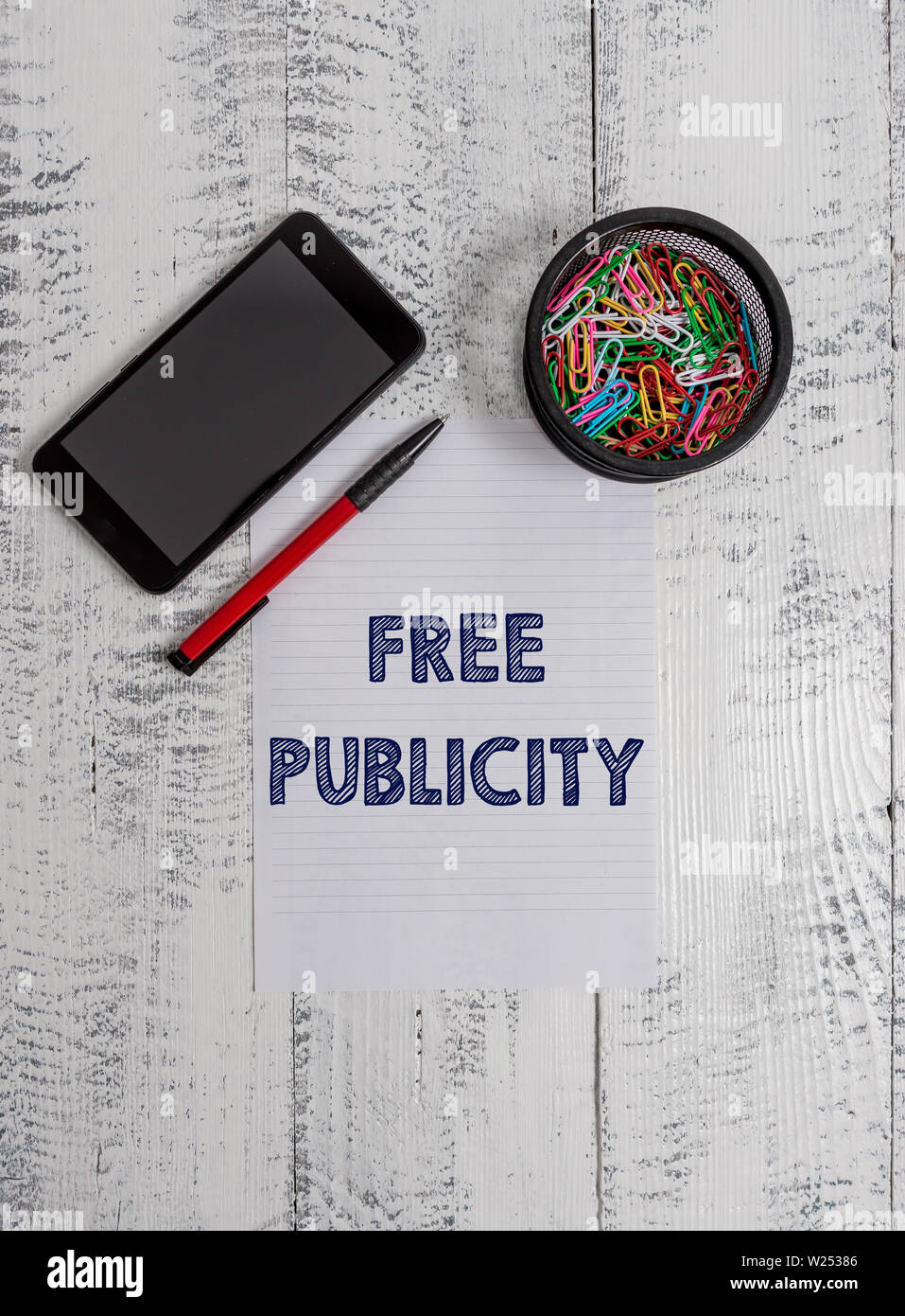 Conceptual hand writing showing Free Publicity. Concept meaning ...