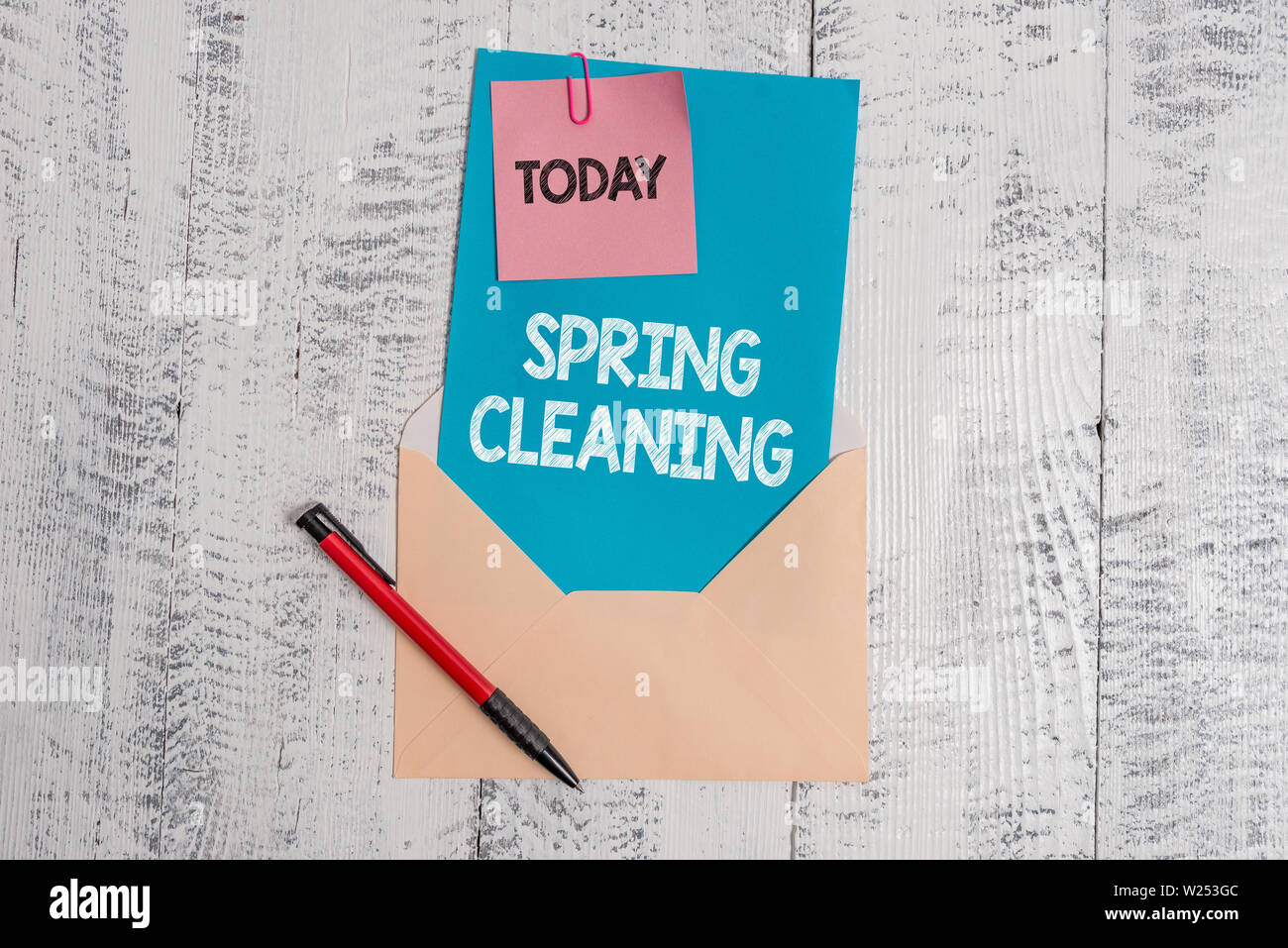 Text sign showing Spring Cleaning. Business photo text practice of ...