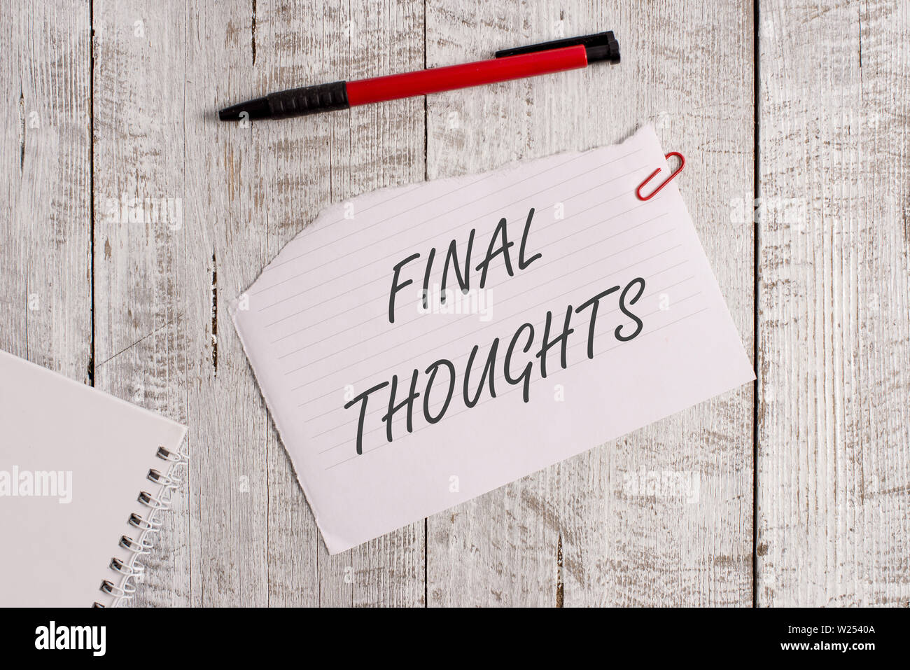 Word writing text Final Thoughts. Business photo showcasing the ...