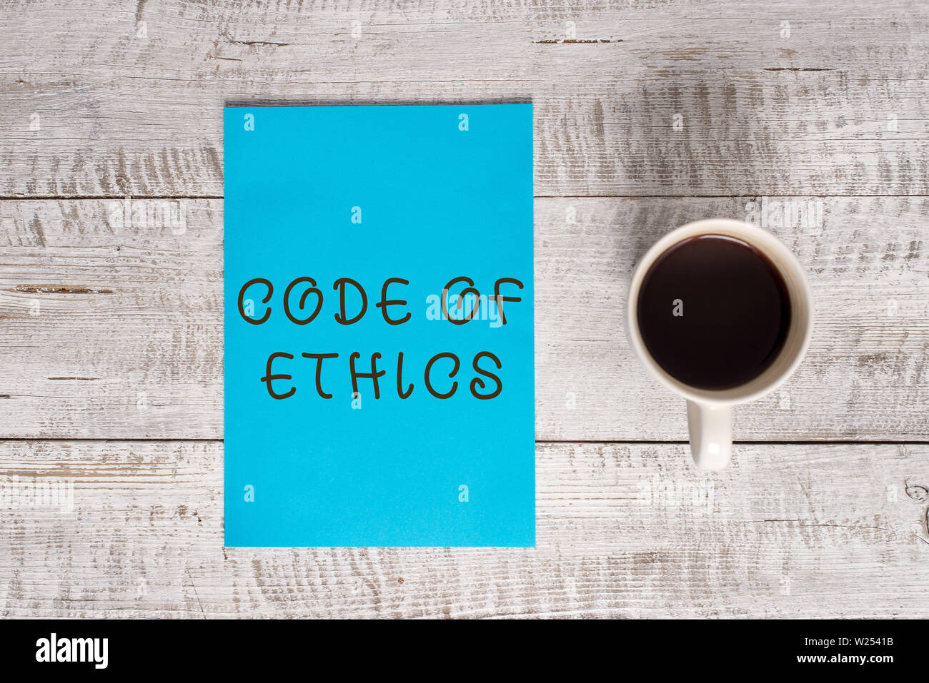 Conceptual Hand Writing Showing Code Of Ethics Concept Meaning Basic