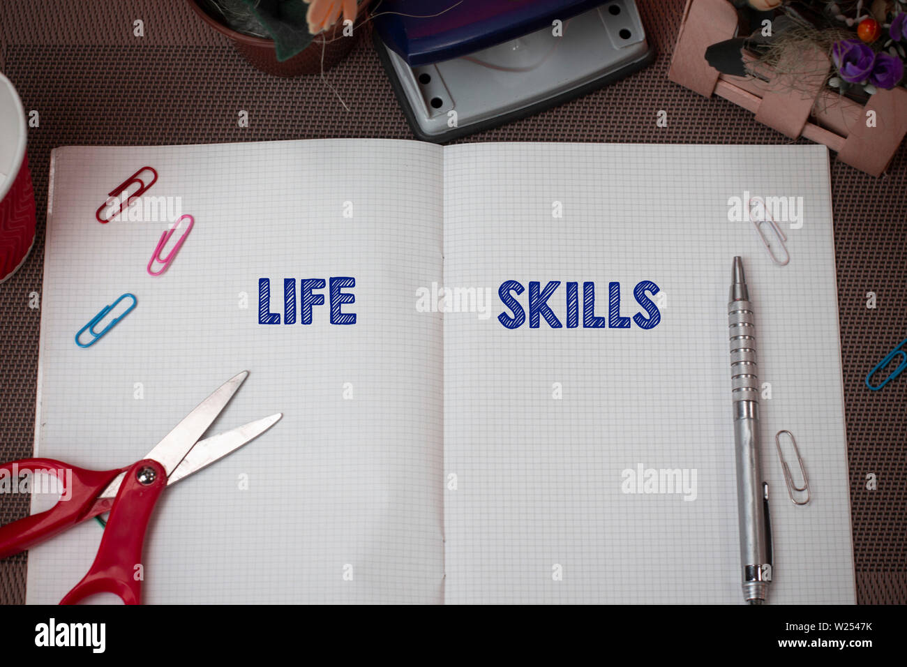 Writing note showing Life Skills. Business concept for skill that is ...