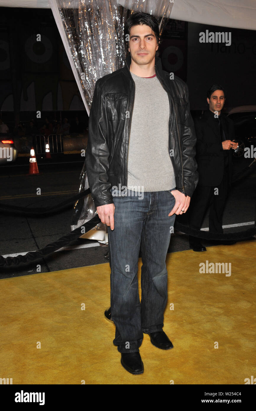 LOS ANGELES, CA. March 02, 2009: Brandon Routh at the US premiere of ...