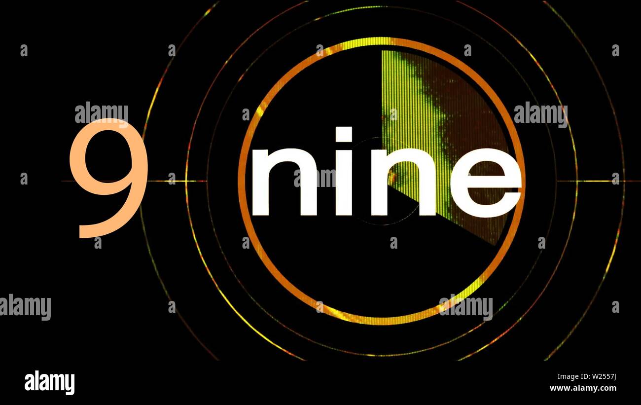 Glitched and blurred view of Number written as digit and in English ...