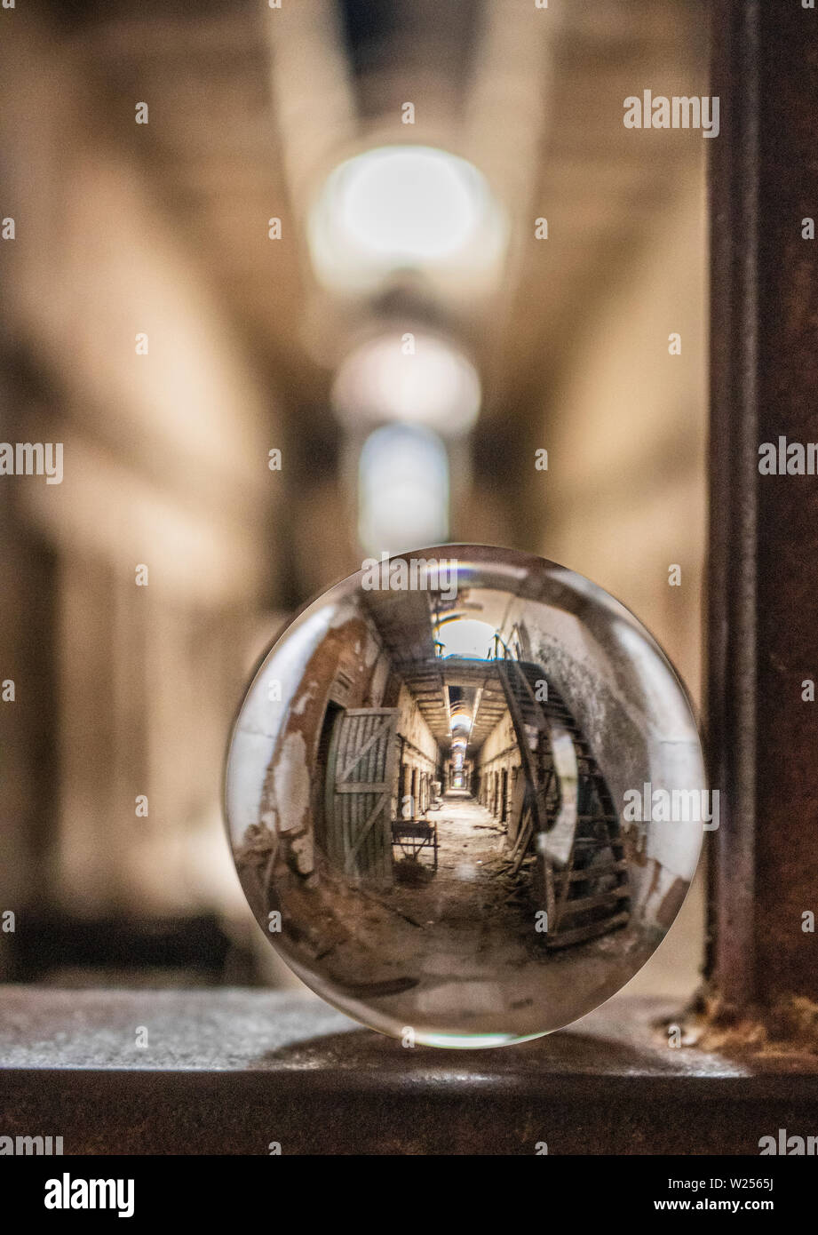 Cell Block Lens Ball Stock Photo - Alamy