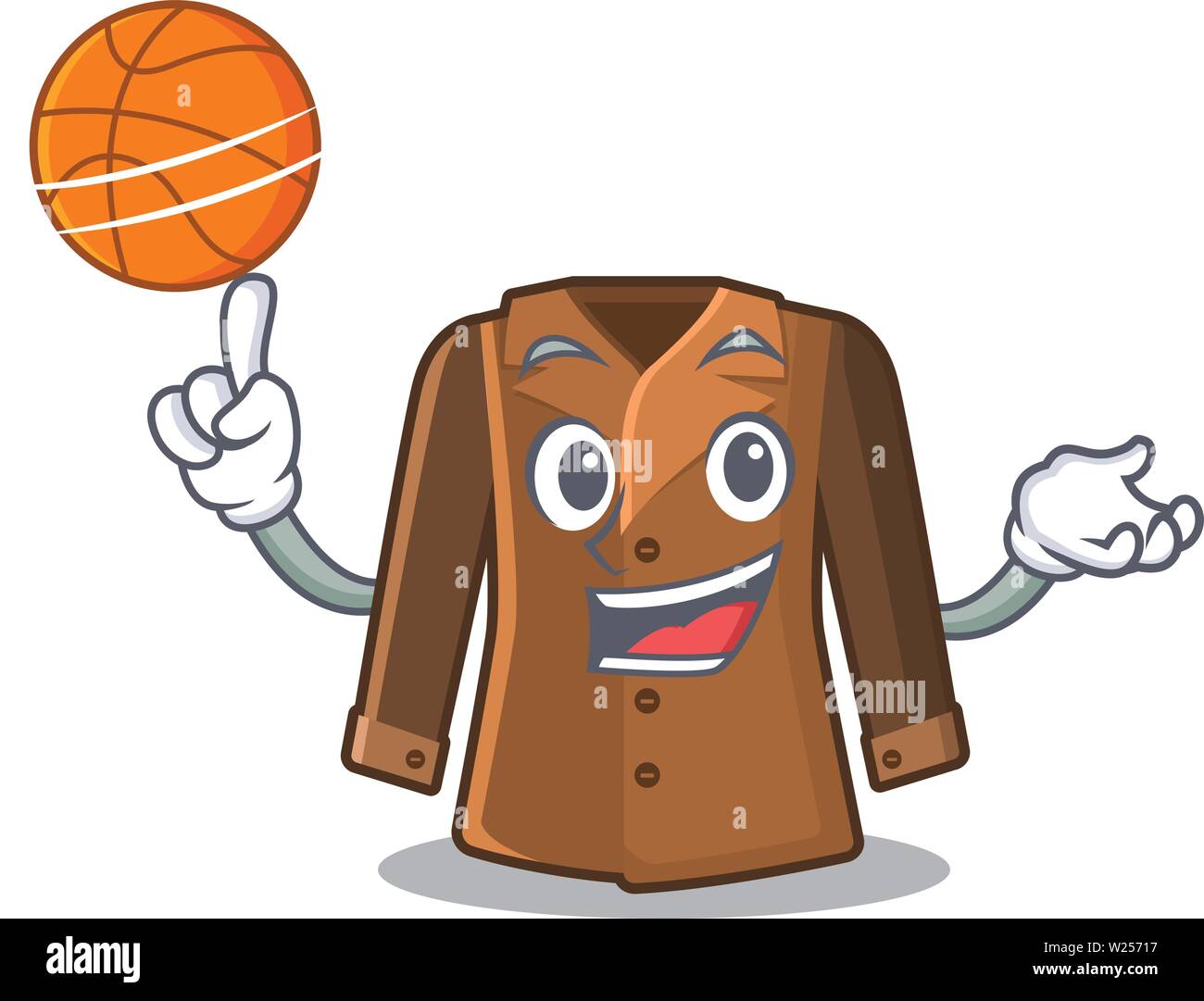 With basketball coat in the a character shape Stock Vector Image & Art ...