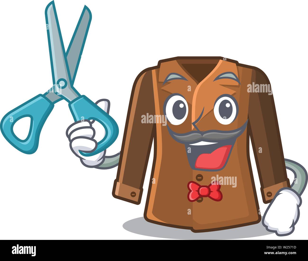Barber coat in the a character shape Stock Vector Image & Art - Alamy