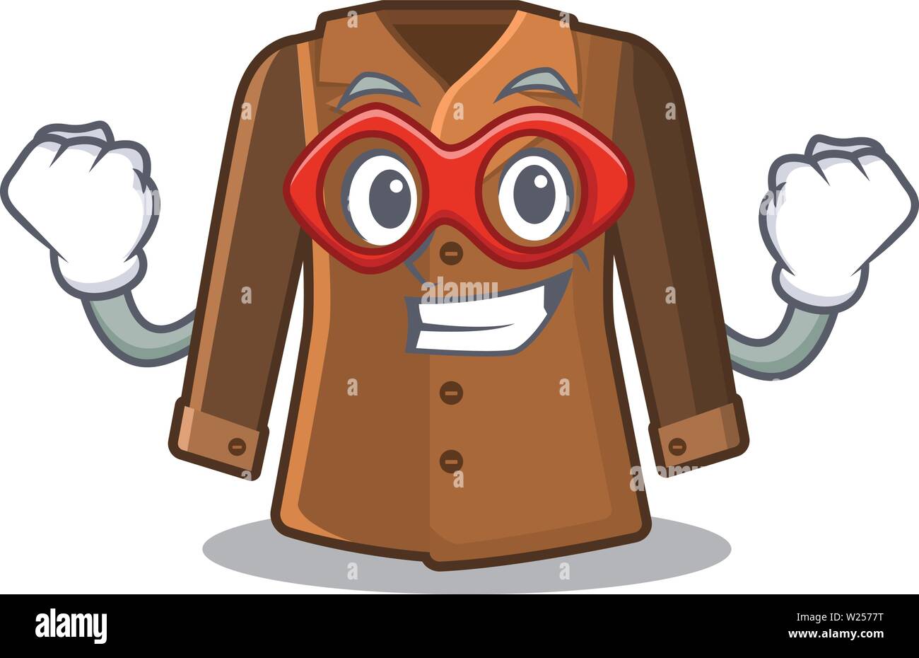 Super hero coat isolated with in the mascot Stock Vector Image & Art ...