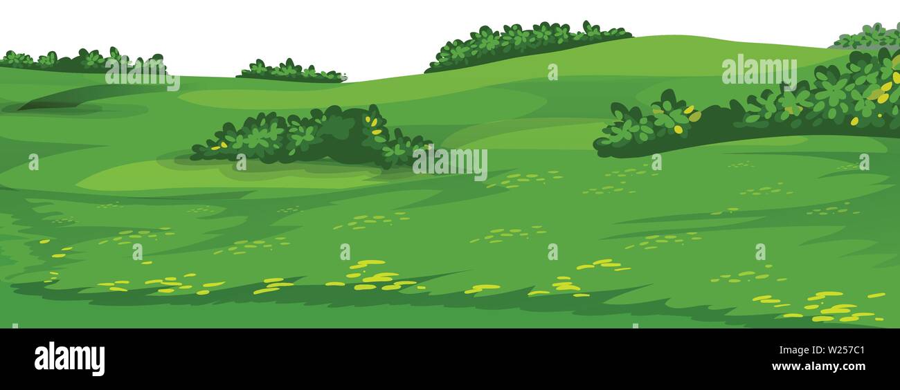 A simple garden scene illustration Stock Vector Image & Art - Alamy