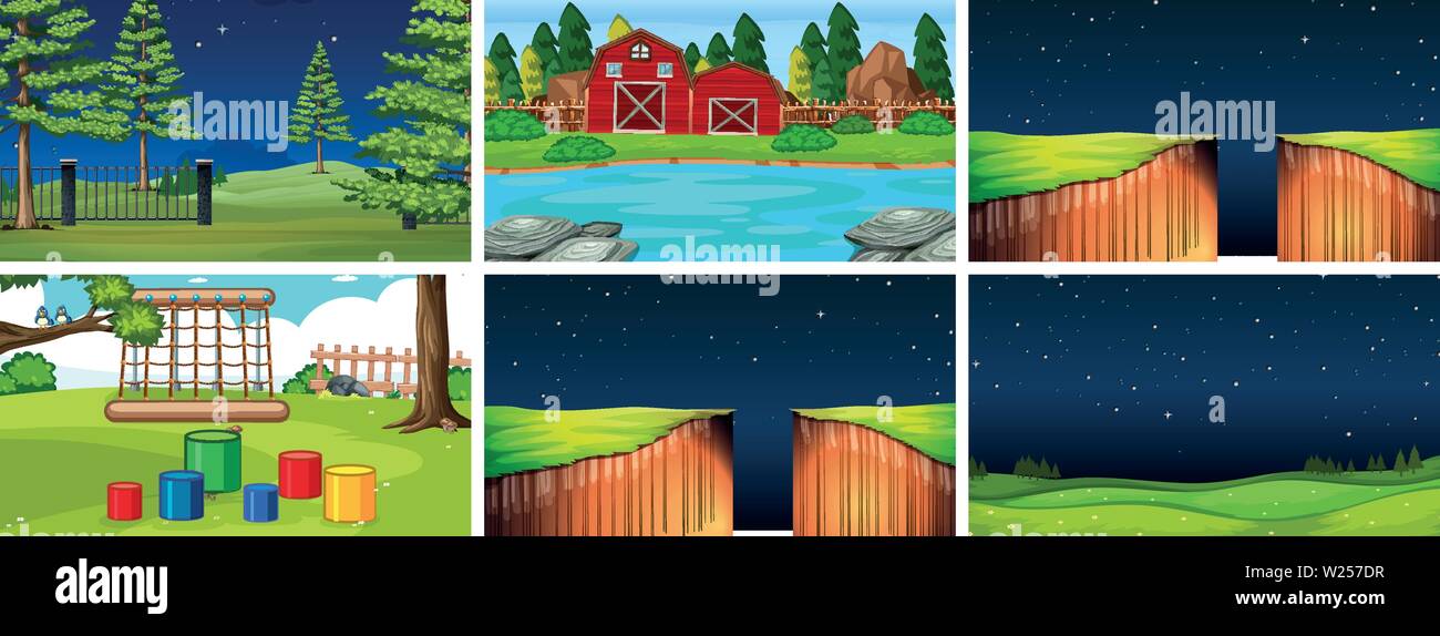 Set of different background illustration Stock Vector Image & Art - Alamy