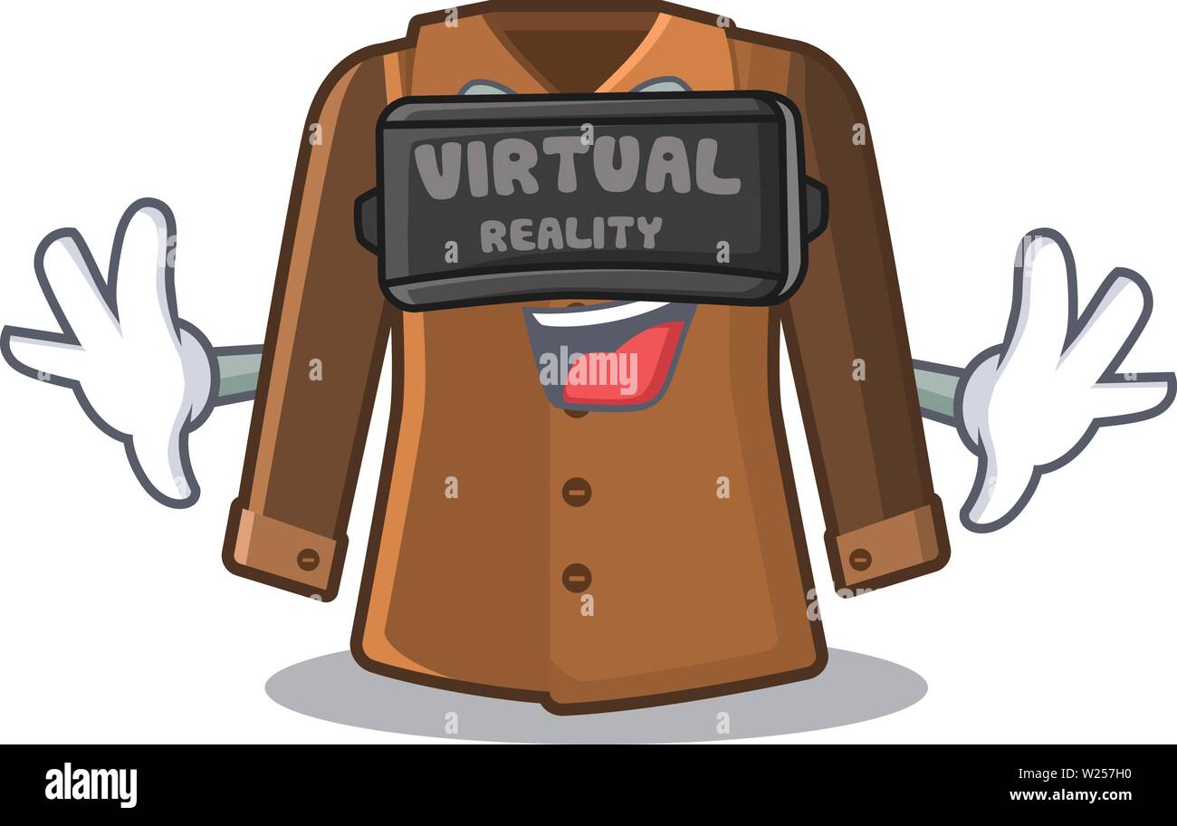 Virtual reality cartoon coat kept in a closet Stock Vector Image & Art ...