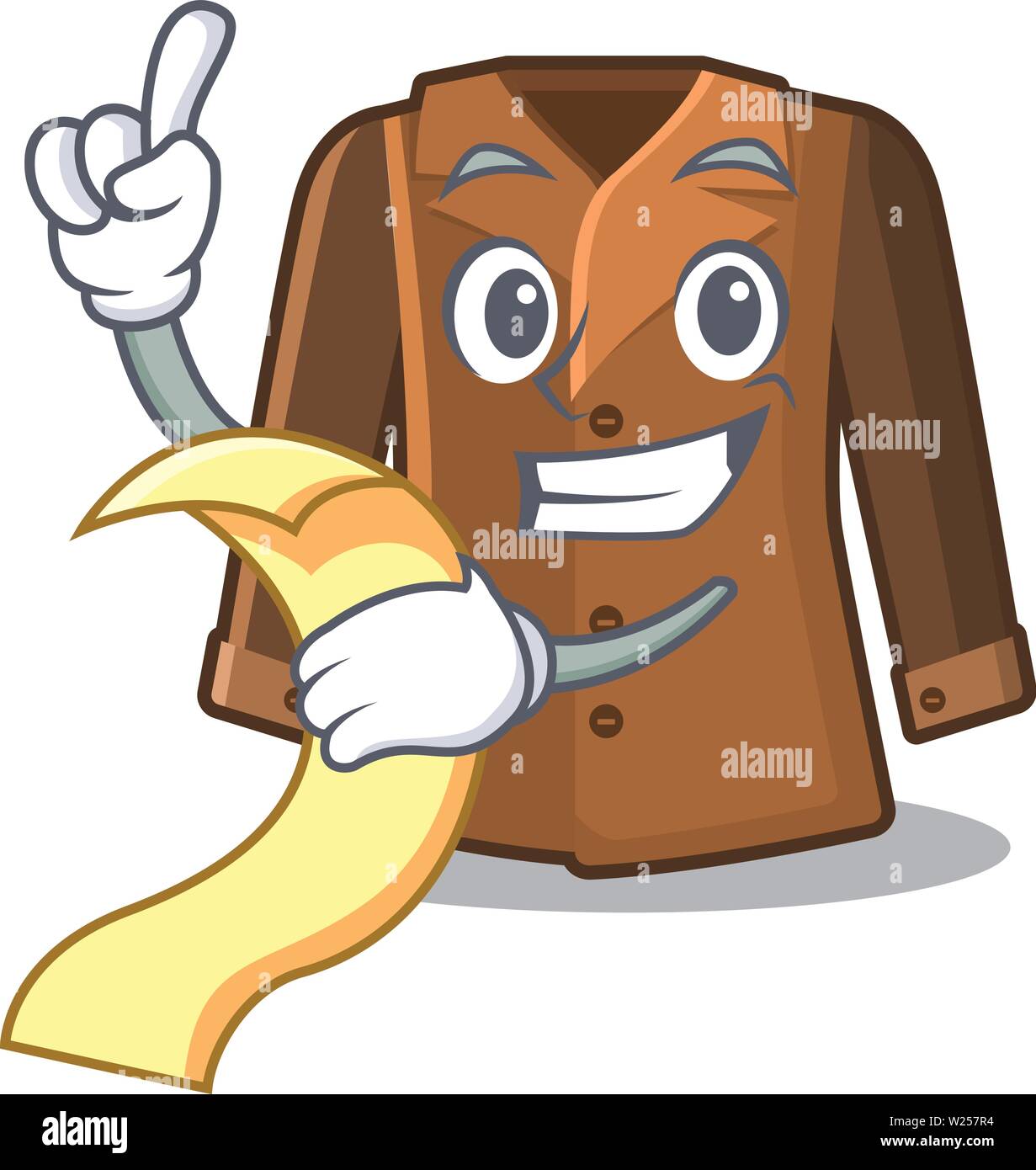 With menu cartoon coat kept in a closet Stock Vector Image & Art - Alamy