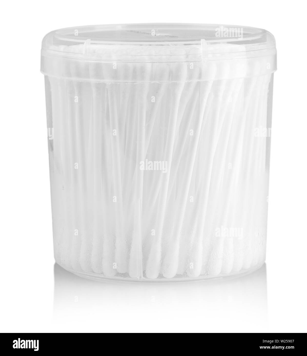 Close Packing of cotton sticks isolated on white background Stock Photo ...