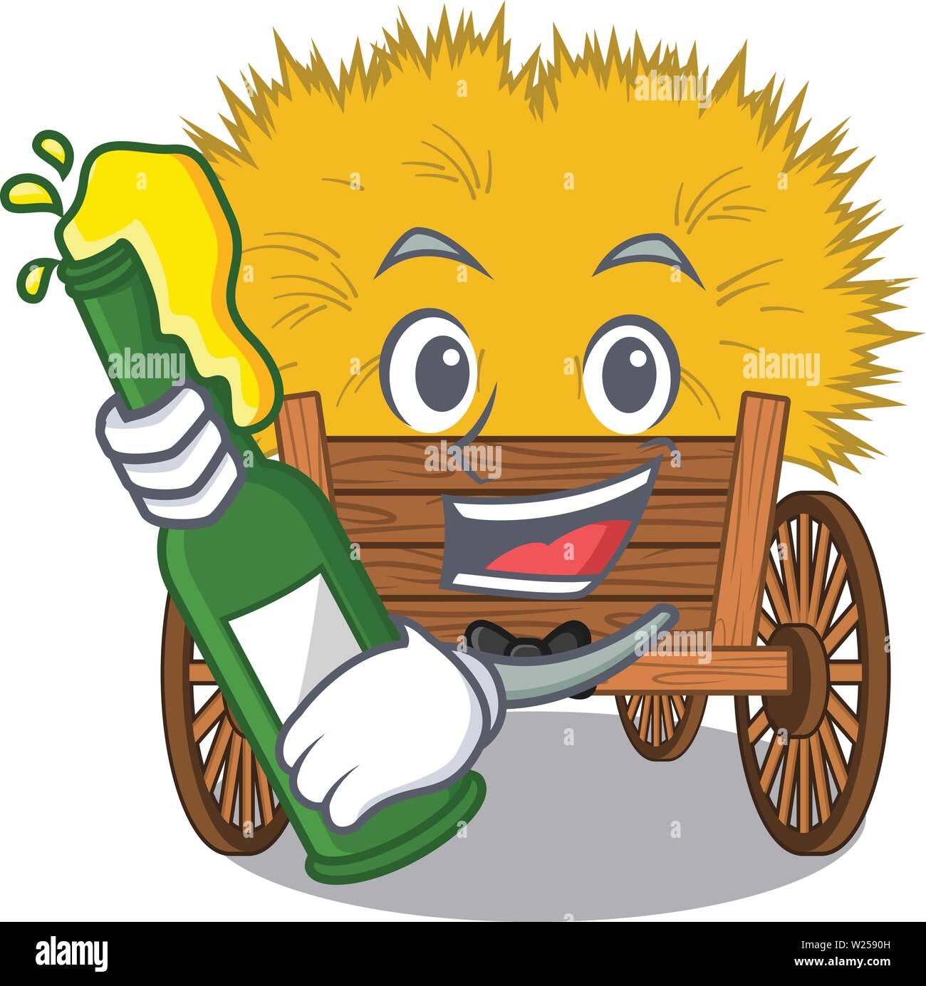 Beer cart horse Stock Vector Images - Alamy