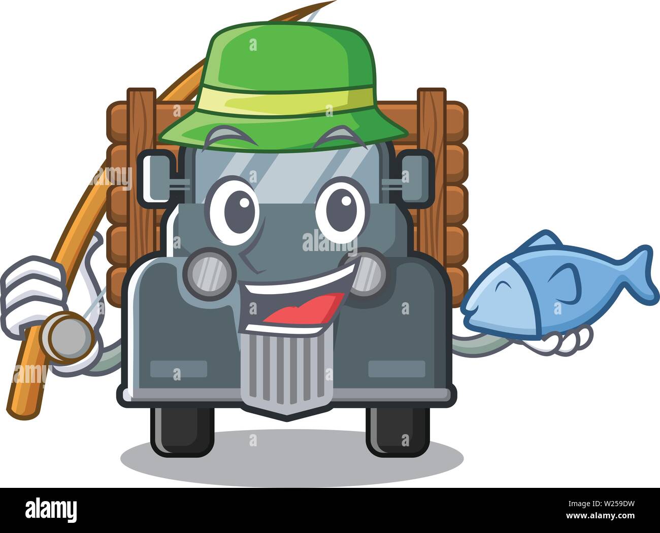 Fish styled car Stock Vector Images - Alamy