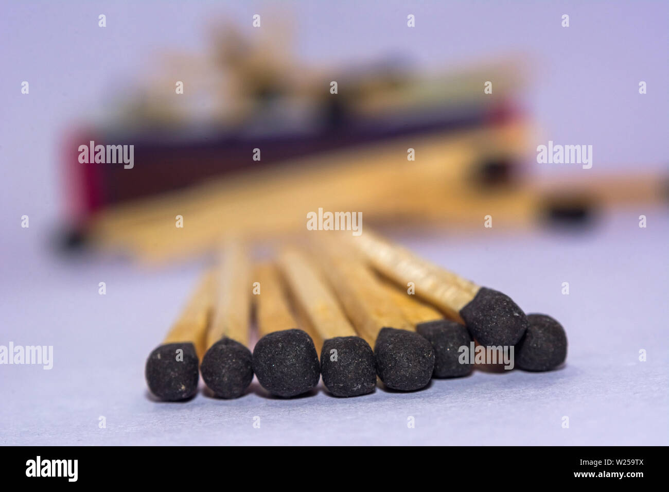 Matches sticks stack together isolated from white background Stock ...