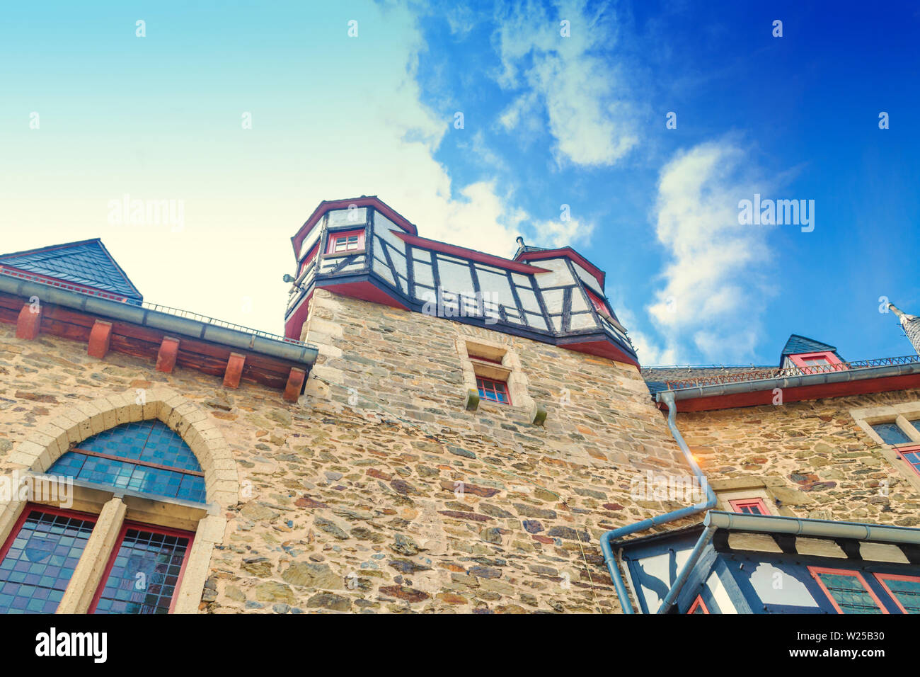Old defense tower of a historic fortress Stock Photo - Alamy