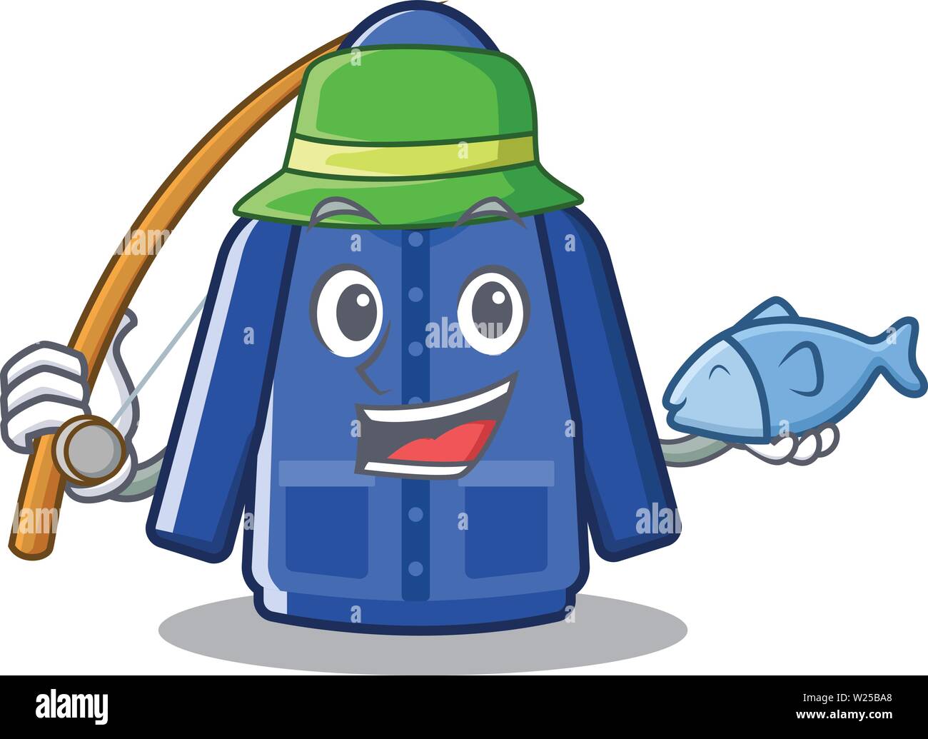 Rain fish illustration Cut Out Stock Images & Pictures - Alamy