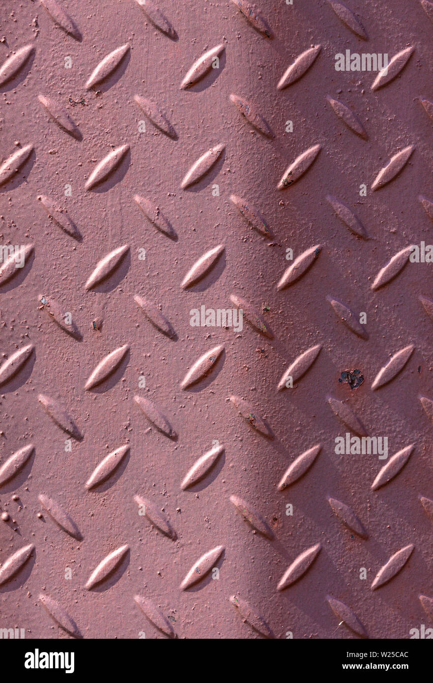 Red old painted metal texture Stock Photo - Alamy