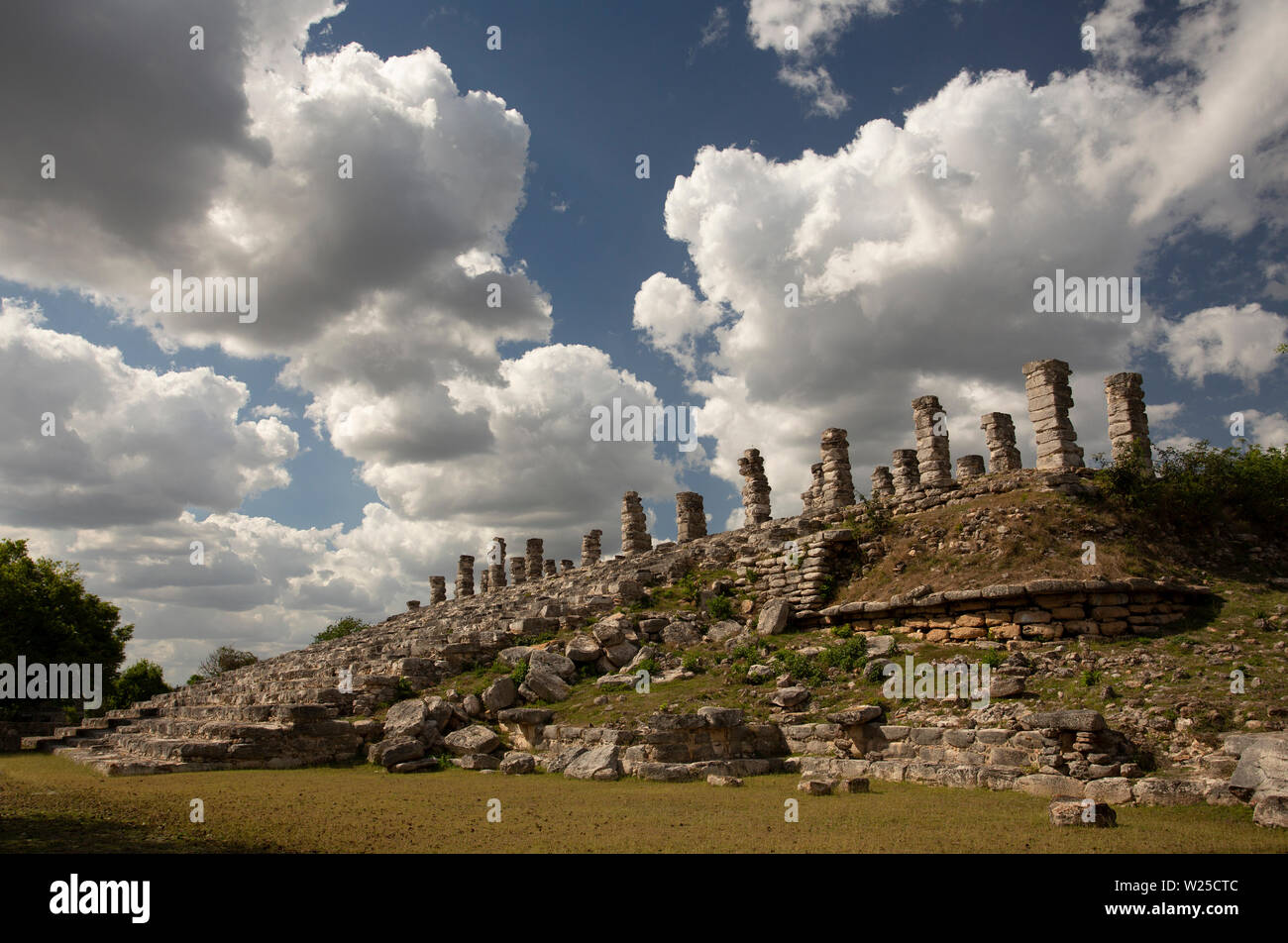 Mayan ruins in the Yucatan peninsula, Mexico Stock Photo - Alamy