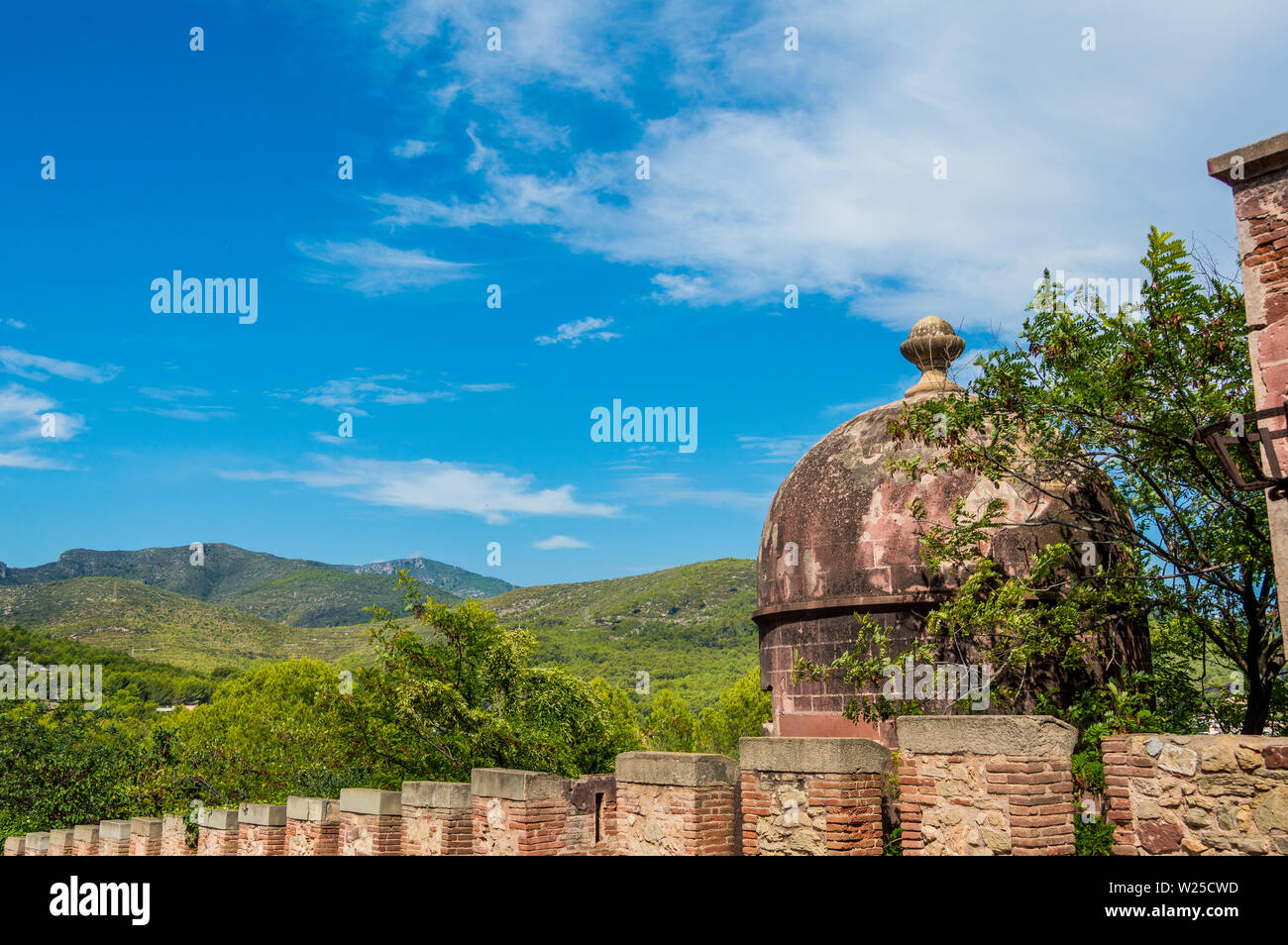 Castelldefels castle in Barcelona, ,Catalonia, Spain Stock Photo - Alamy