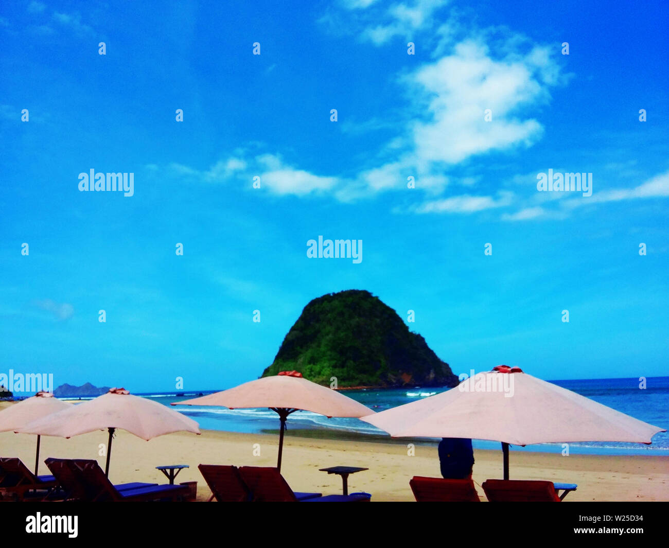 Red Island Beach on Banyuwangi regency in Indonesia Stock Photo - Alamy