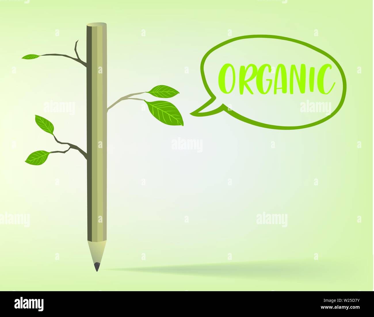 organic pencil design art work Stock Vector Image & Art - Alamy
