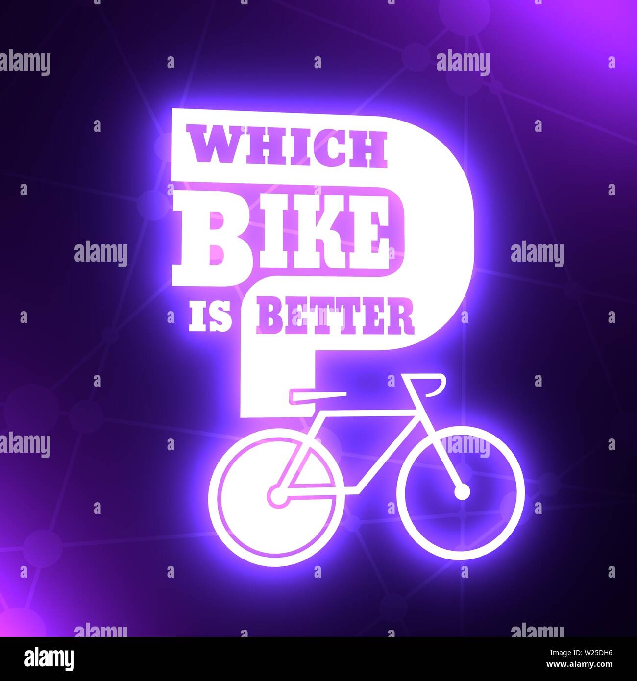 Which bike is better question Stock Photo - Alamy