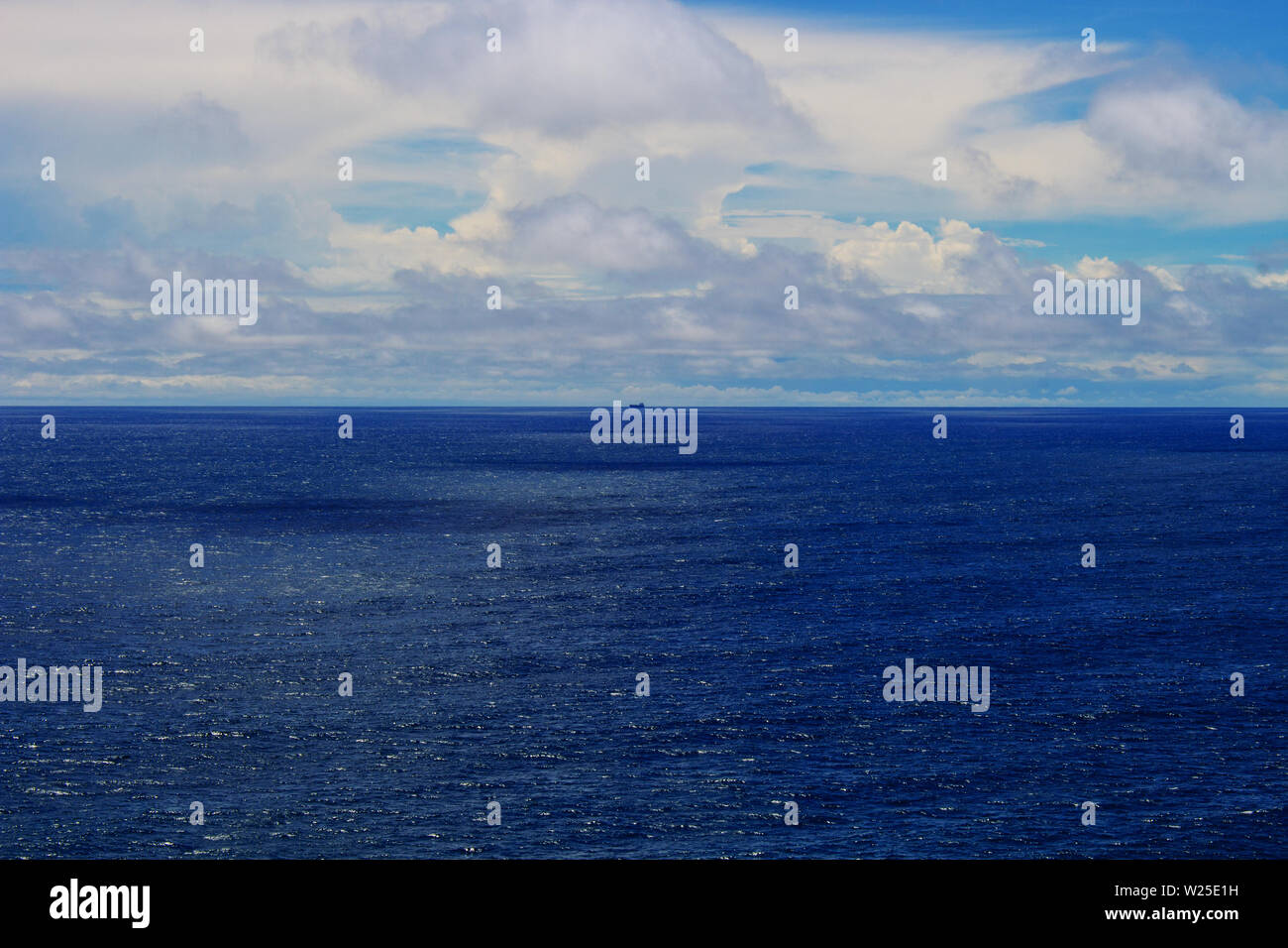 Beautiful Blue Sea and Blue Sky With Detail of Cloud in Bali Stock ...