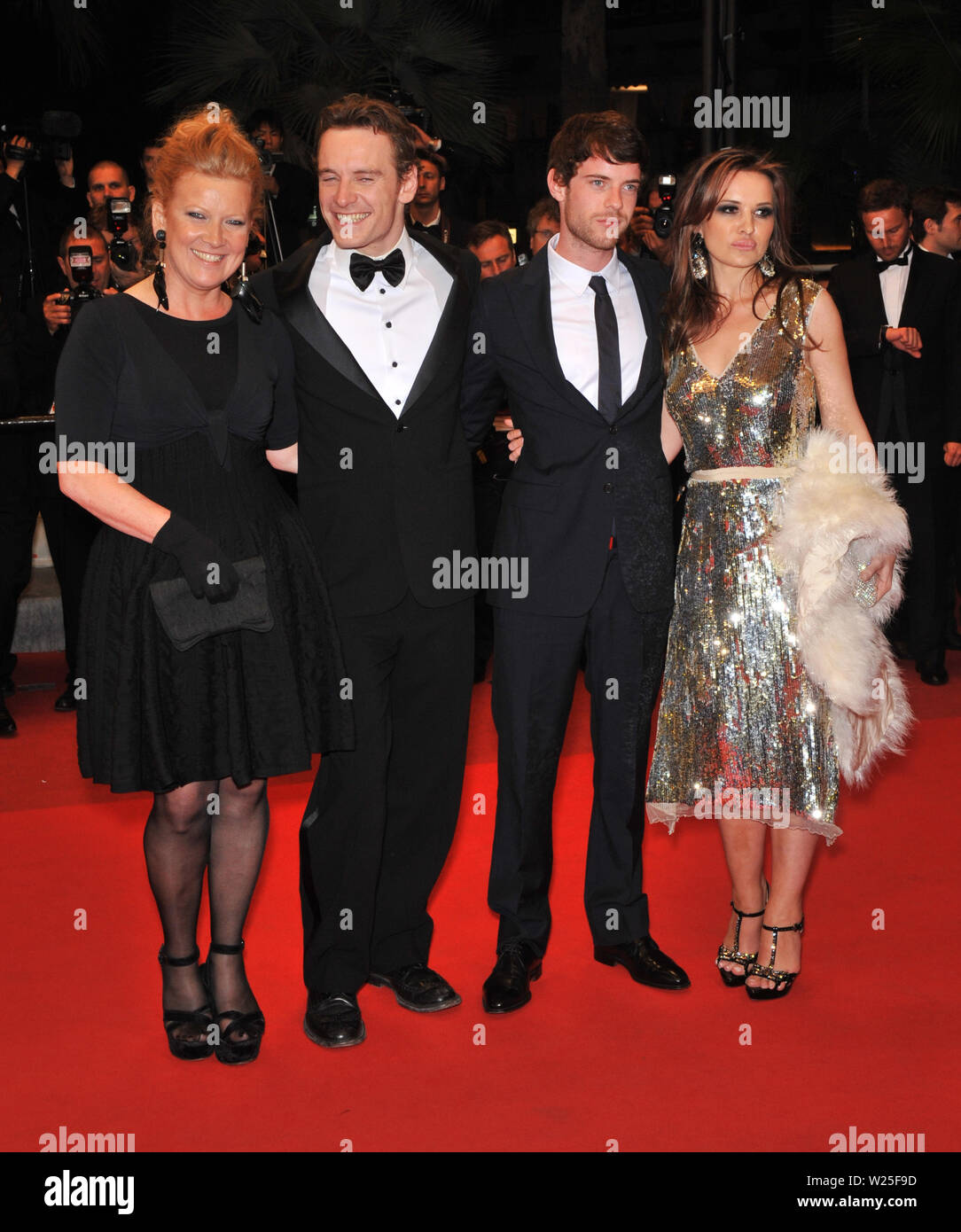 CANNES, FRANCE. May 14, 2009: Director Andrea Arnold (lefft), with ...